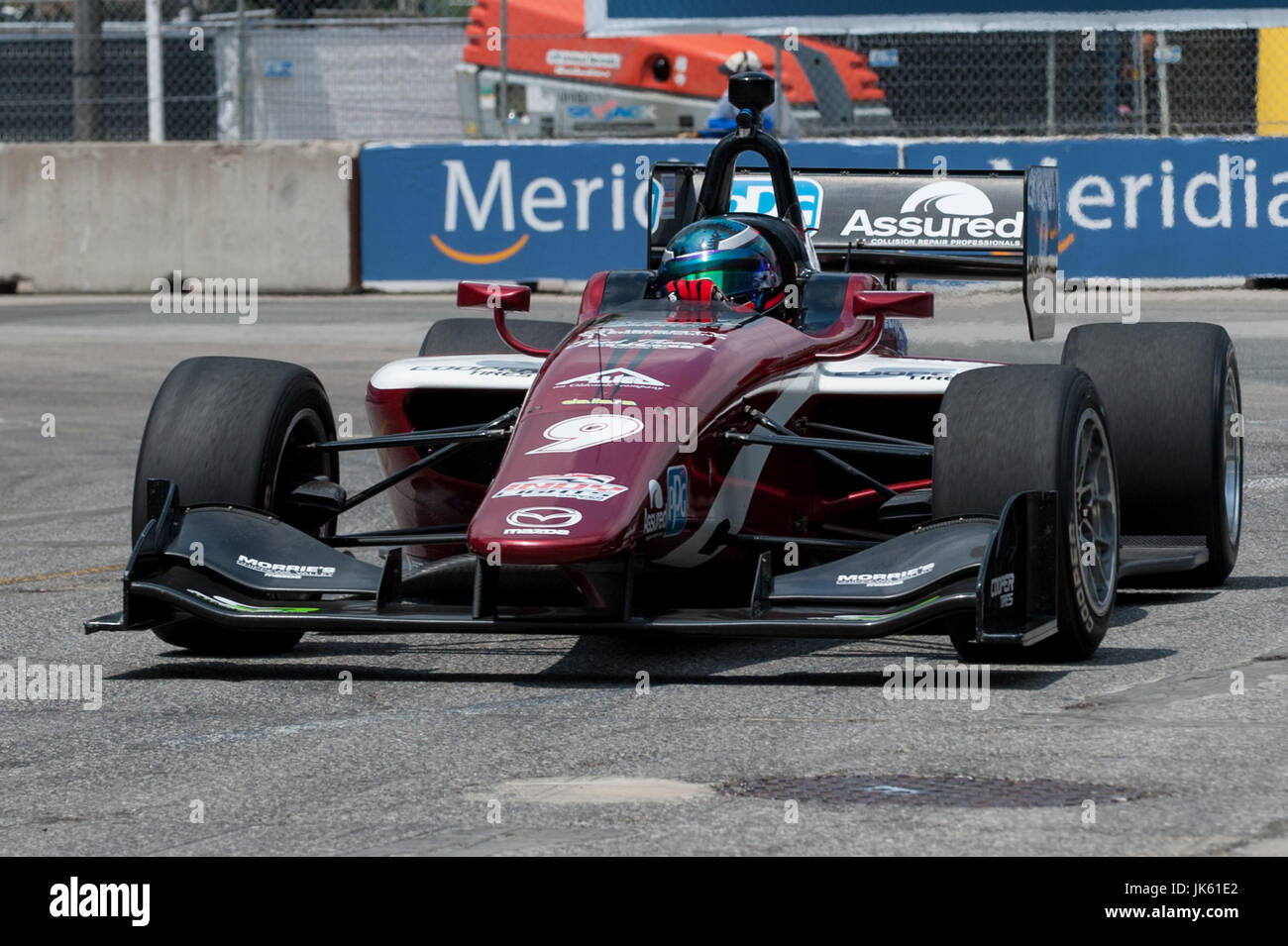 TORONTO, ON - JULY 14: Aaron Telitz (USA) (#9) during the light IndyCar ...