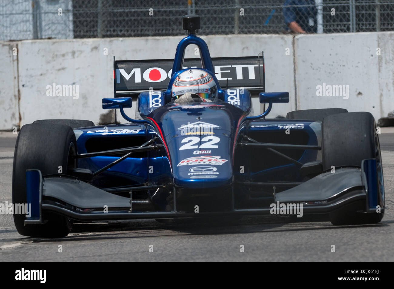 TORONTO, ON - JULY 14: Neil alberrico (#22) during the light IndyCar ...