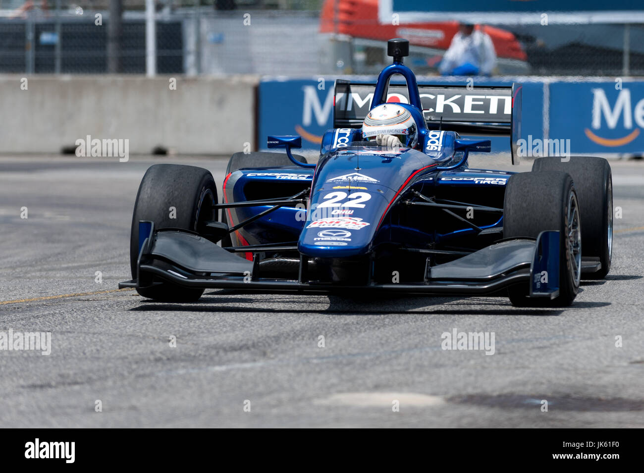 TORONTO, ON - JULY 14: Neil alberrico (#22) during the light IndyCar ...