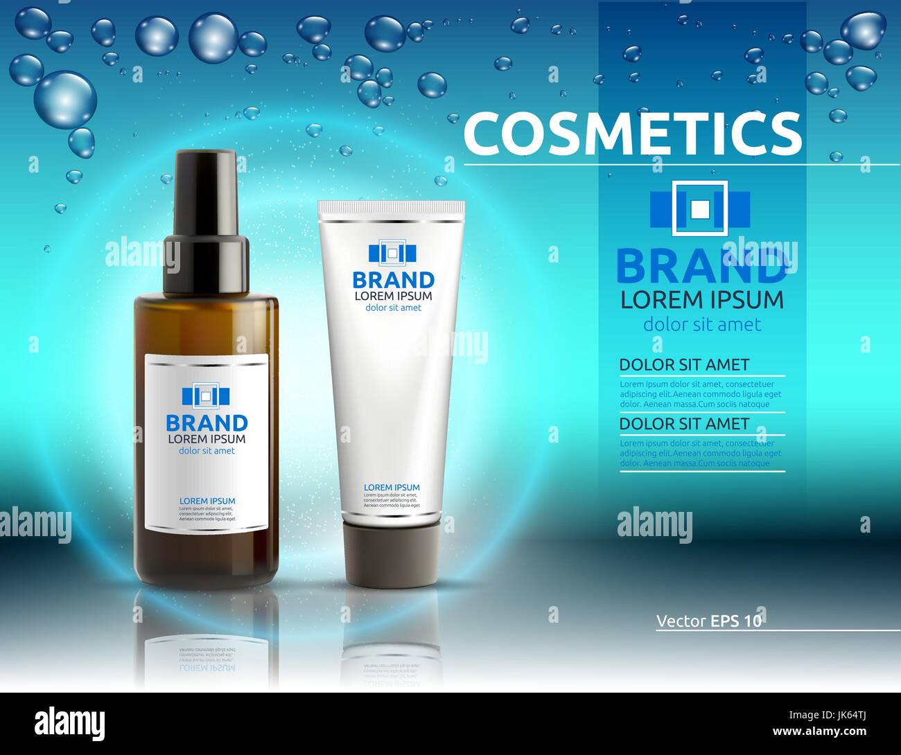 Body lotion glitter Stock Vector Images - Alamy