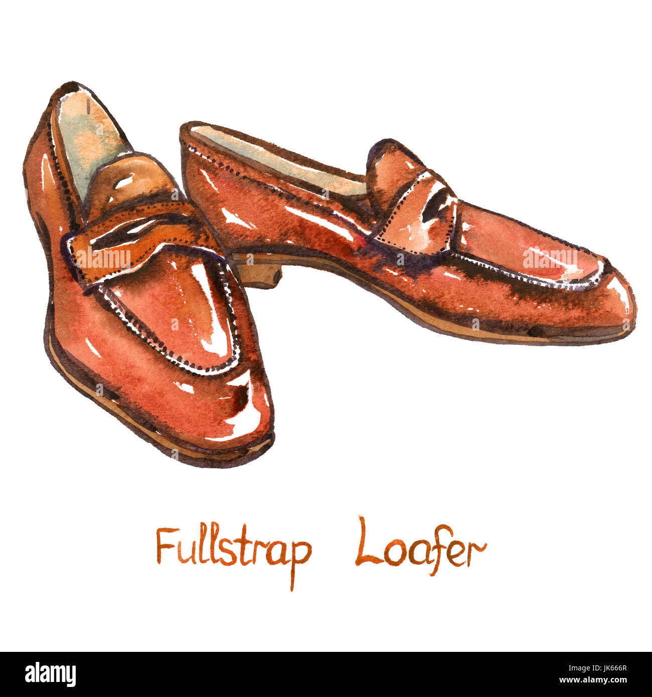 Loafer drawing hi-res stock photography and images - Alamy