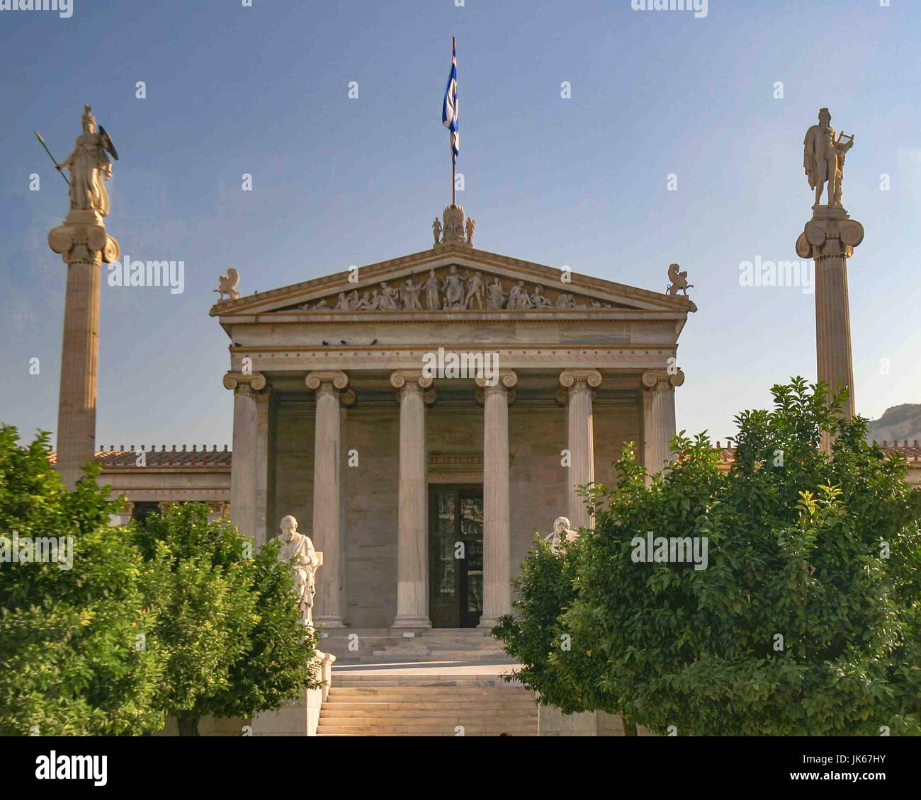 Athens, Greece. 30th Sep, 2004. The Academy of Athens historic Neo ...