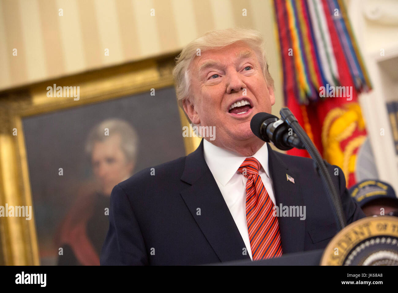 Washington DC, USA. 21st July, 2017. U.S. President Donald J. Trump ...
