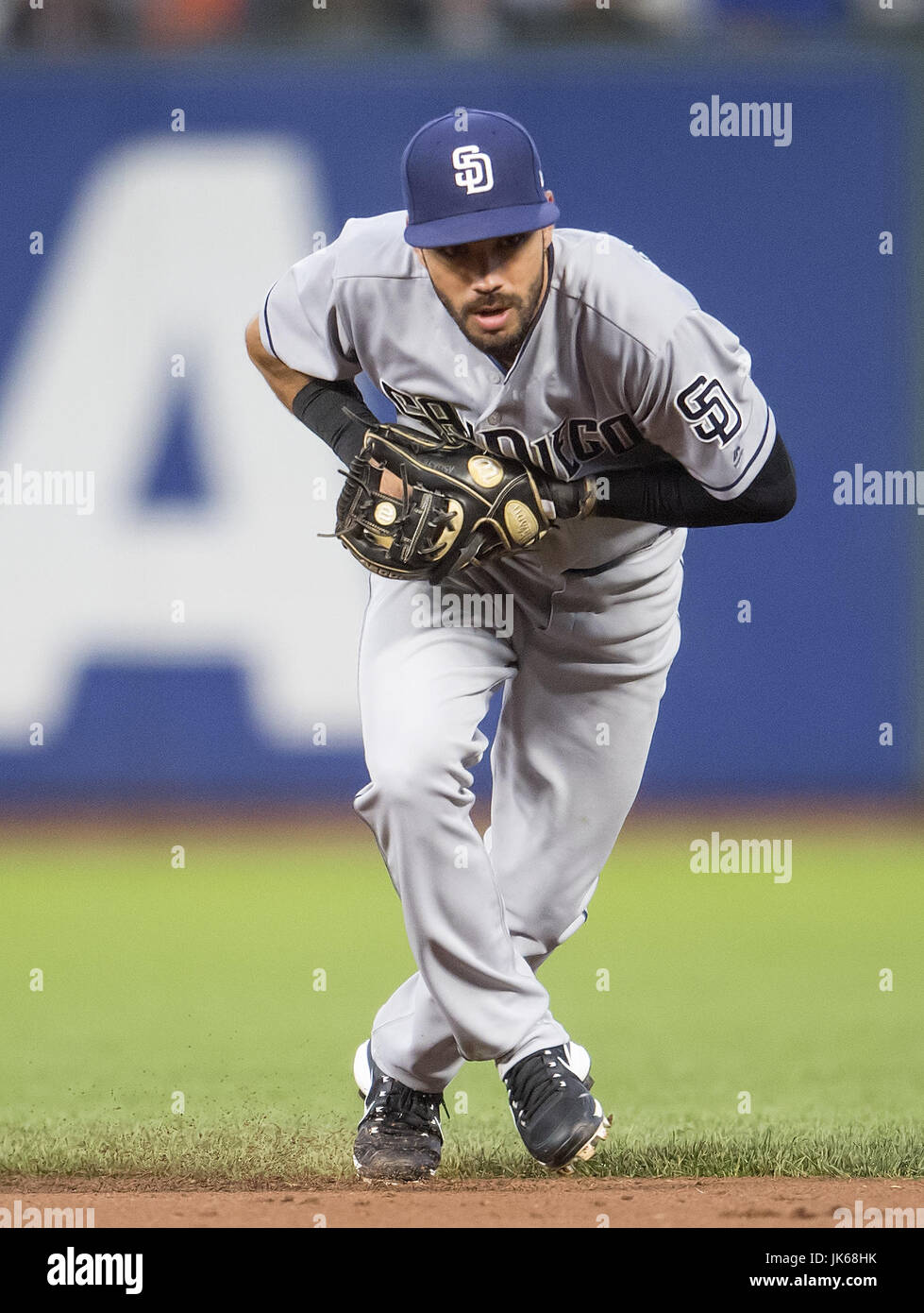 San Francisco, California, USA. 21st July, 2017. San Diego Padres ...
