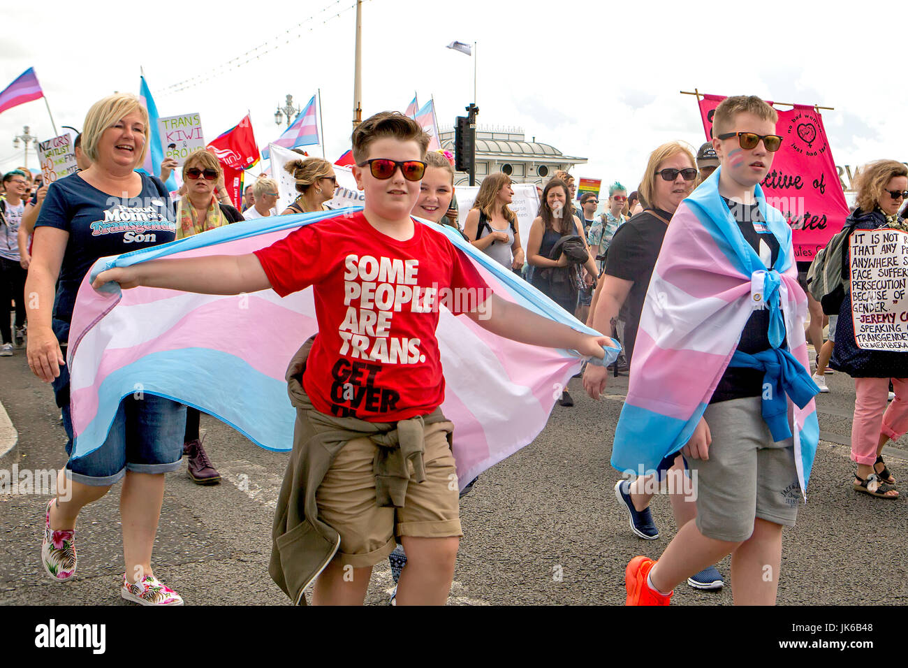 Brighton, UK. 22nd July, 2017. Trans Pride Brighton, now in it’s 5th ...