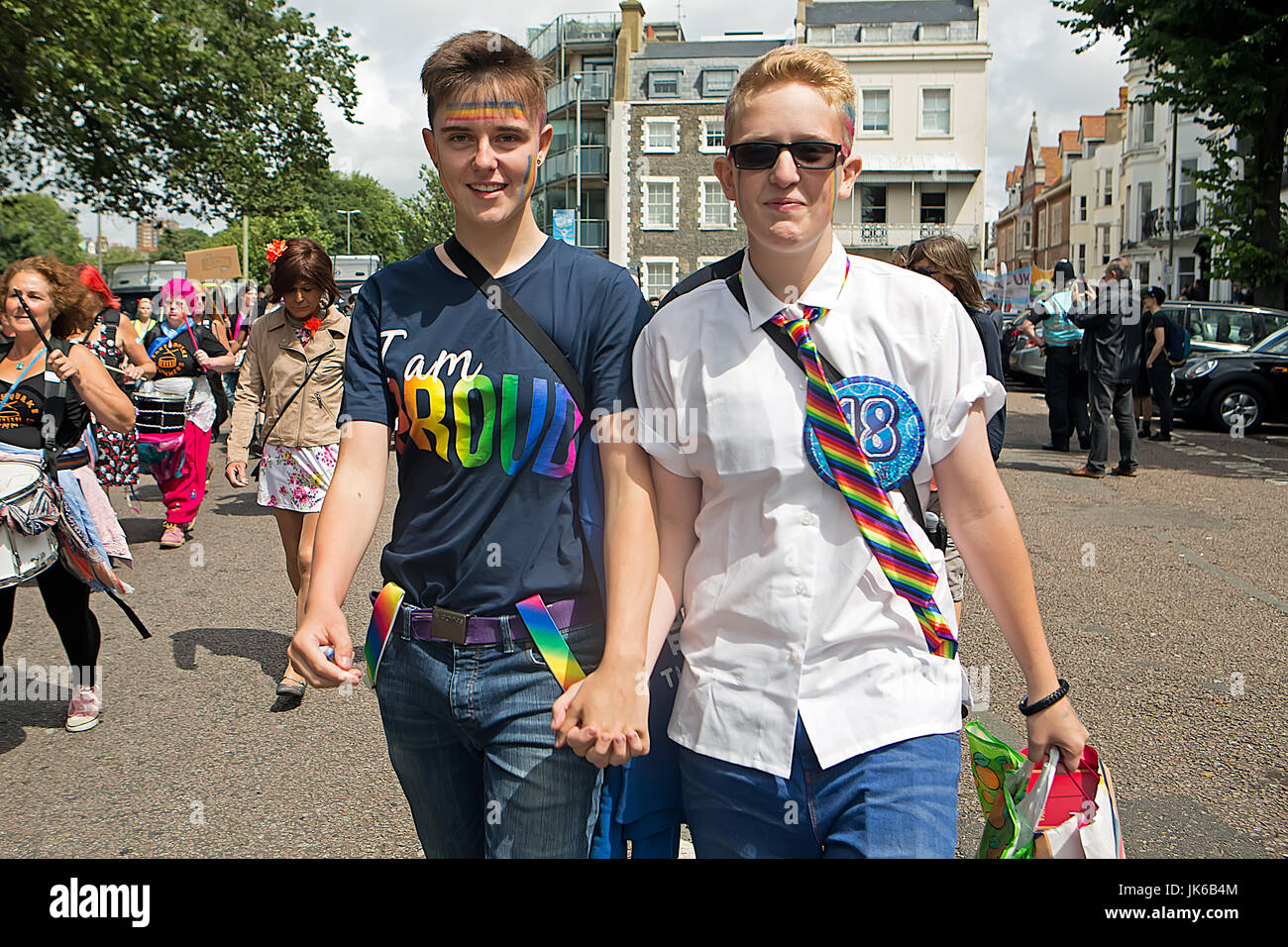 Brighton, UK. 22nd July, 2017. Trans Pride Brighton, now in it’s 5th ...