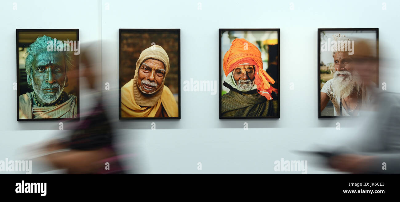 A portrait series with Indian pilgrims of photographer Andre Wagner can ...