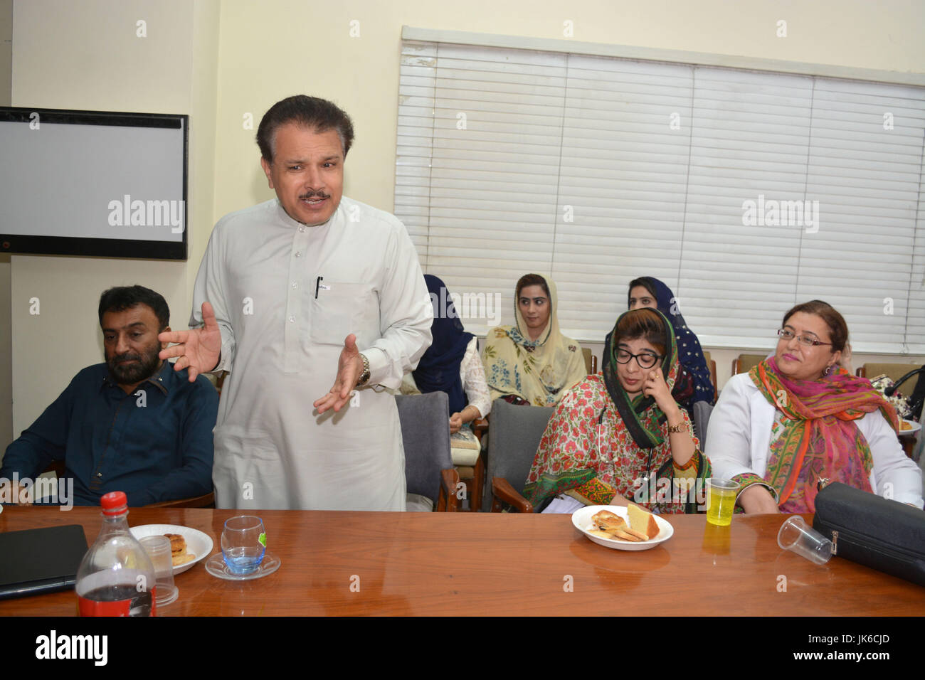 Quetta, Pakistan. 22nd July, 2017. Medical Superintendent Bolan Medical ...