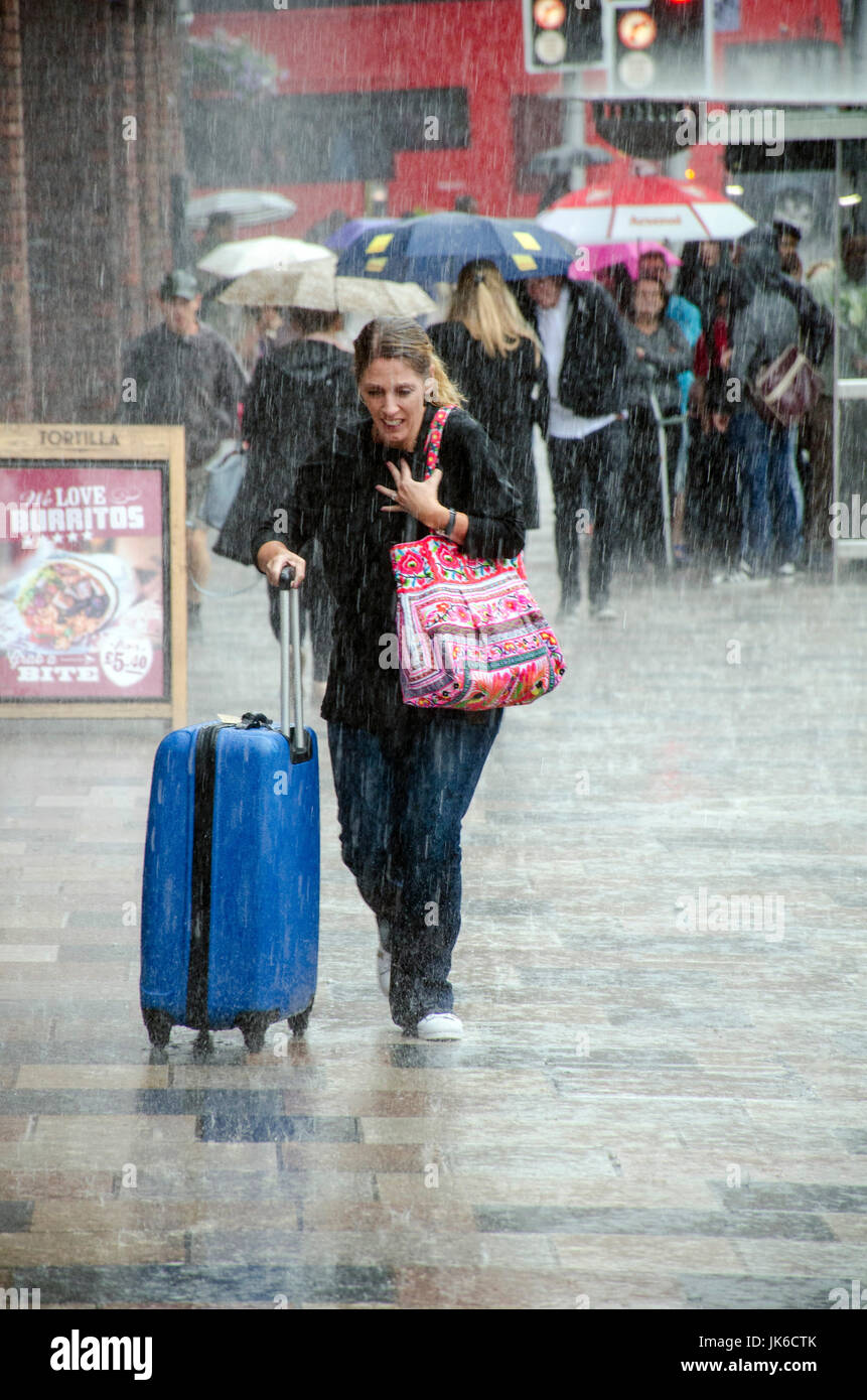 Heavy downpour at station hi-res stock photography and images - Alamy