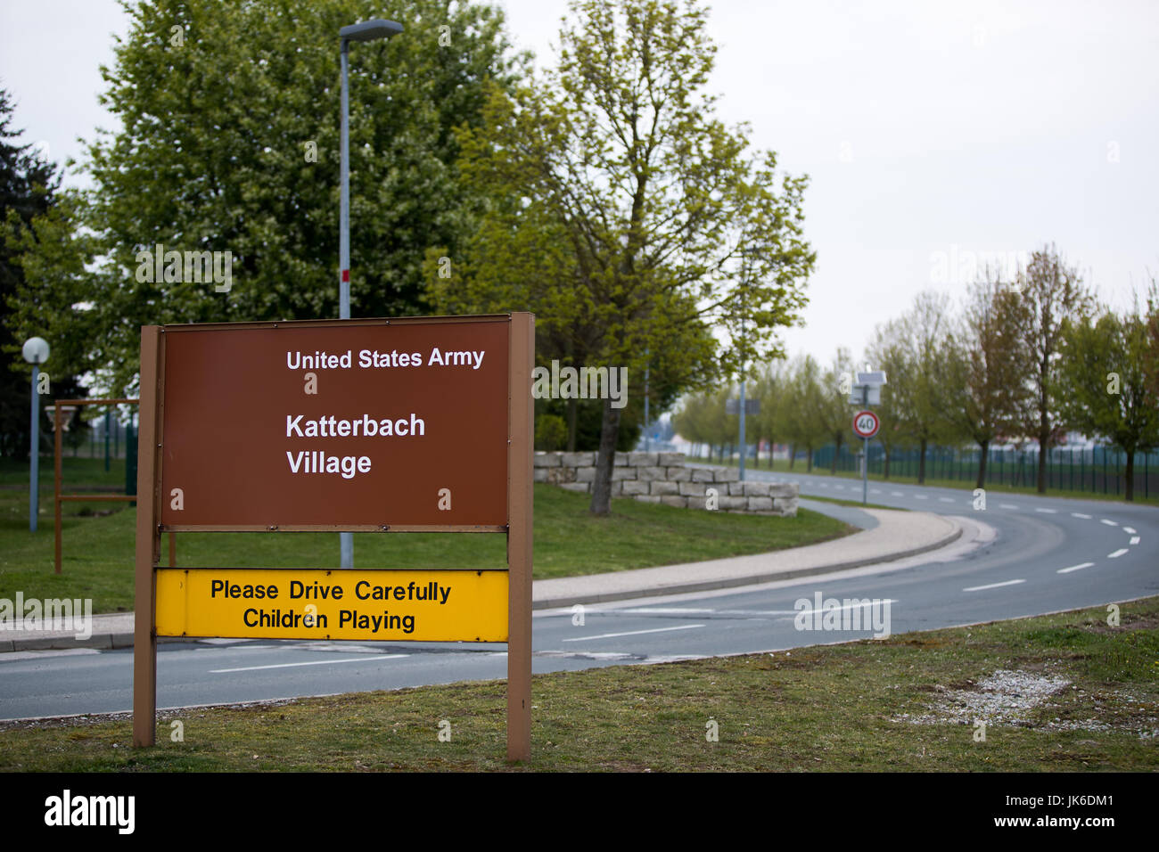 Ansbach, Germany. 27th Apr, 2017. The grounds of the helicopter base of ...