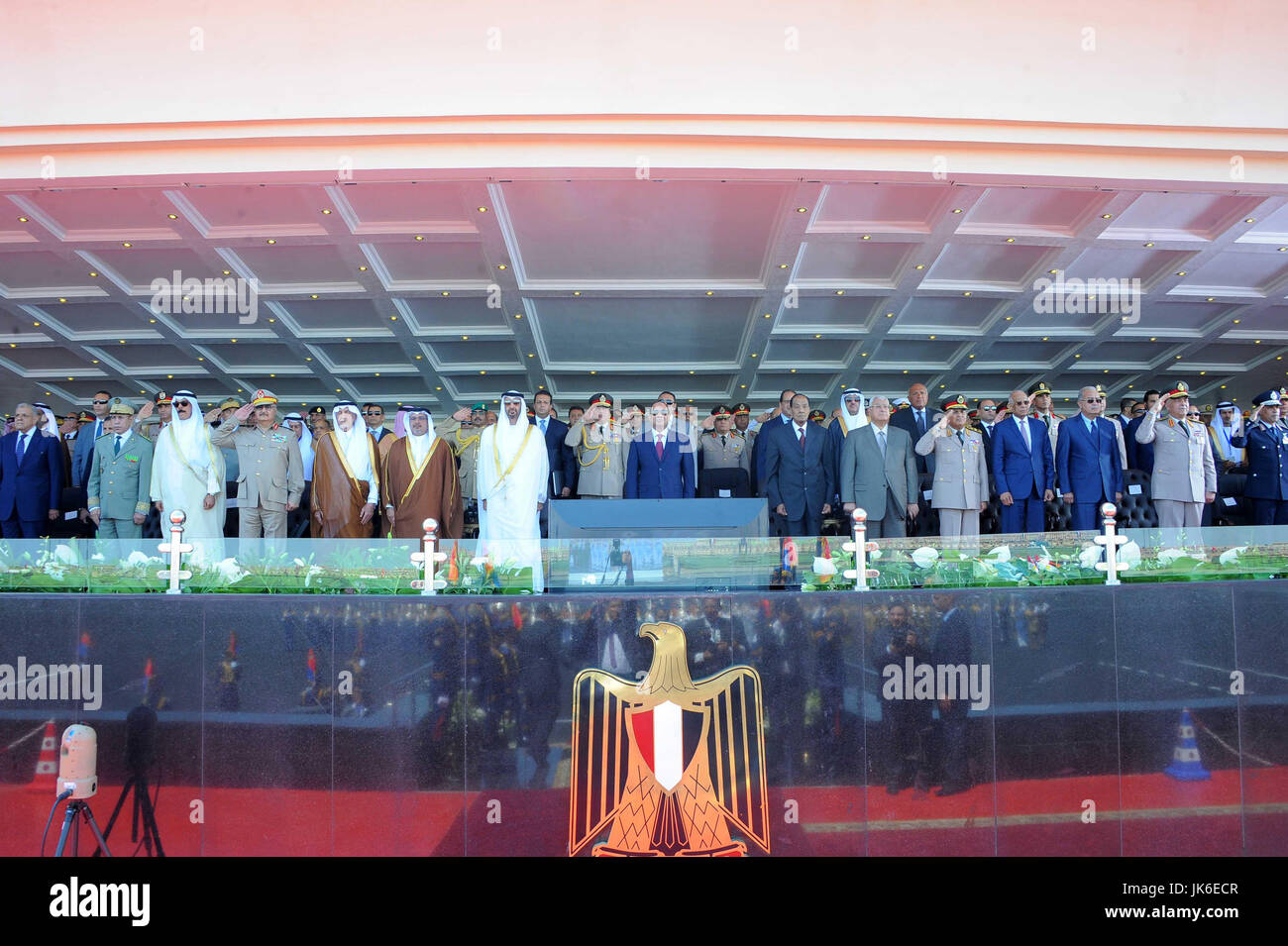 El Hammam, Marsa Matrouh, Egypt. 22nd July, 2017. Egyptian President ...
