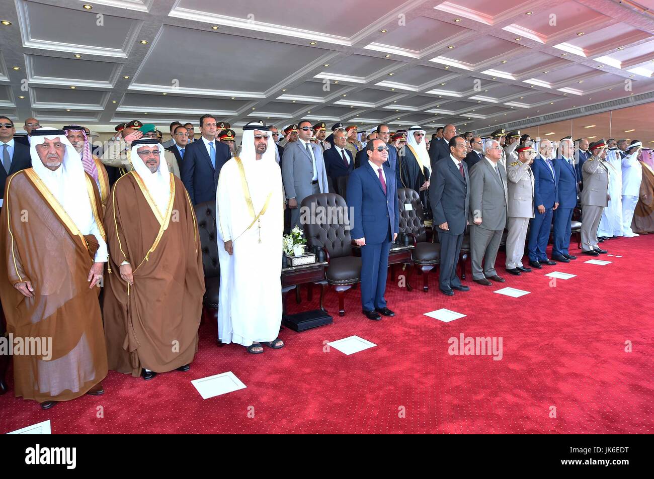 El Hammam, Marsa Matrouh, Egypt. 22nd July, 2017. Egyptian President ...