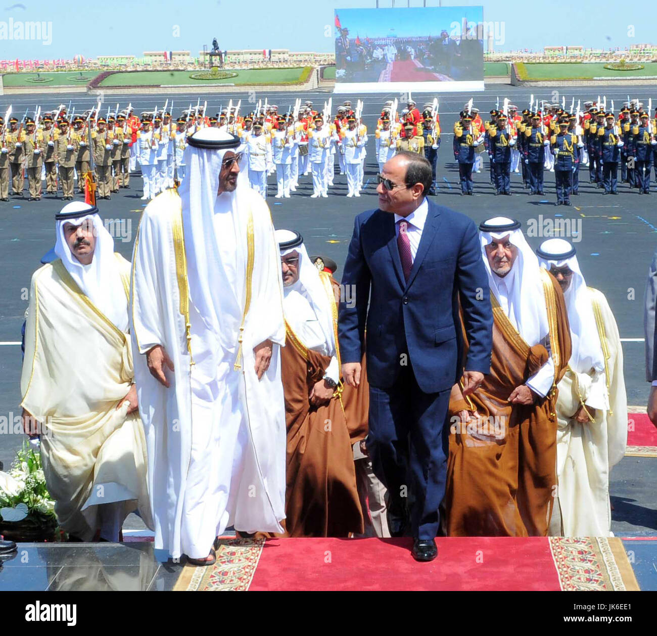 El Hammam, Marsa Matrouh, Egypt. 22nd July, 2017. Egyptian President ...