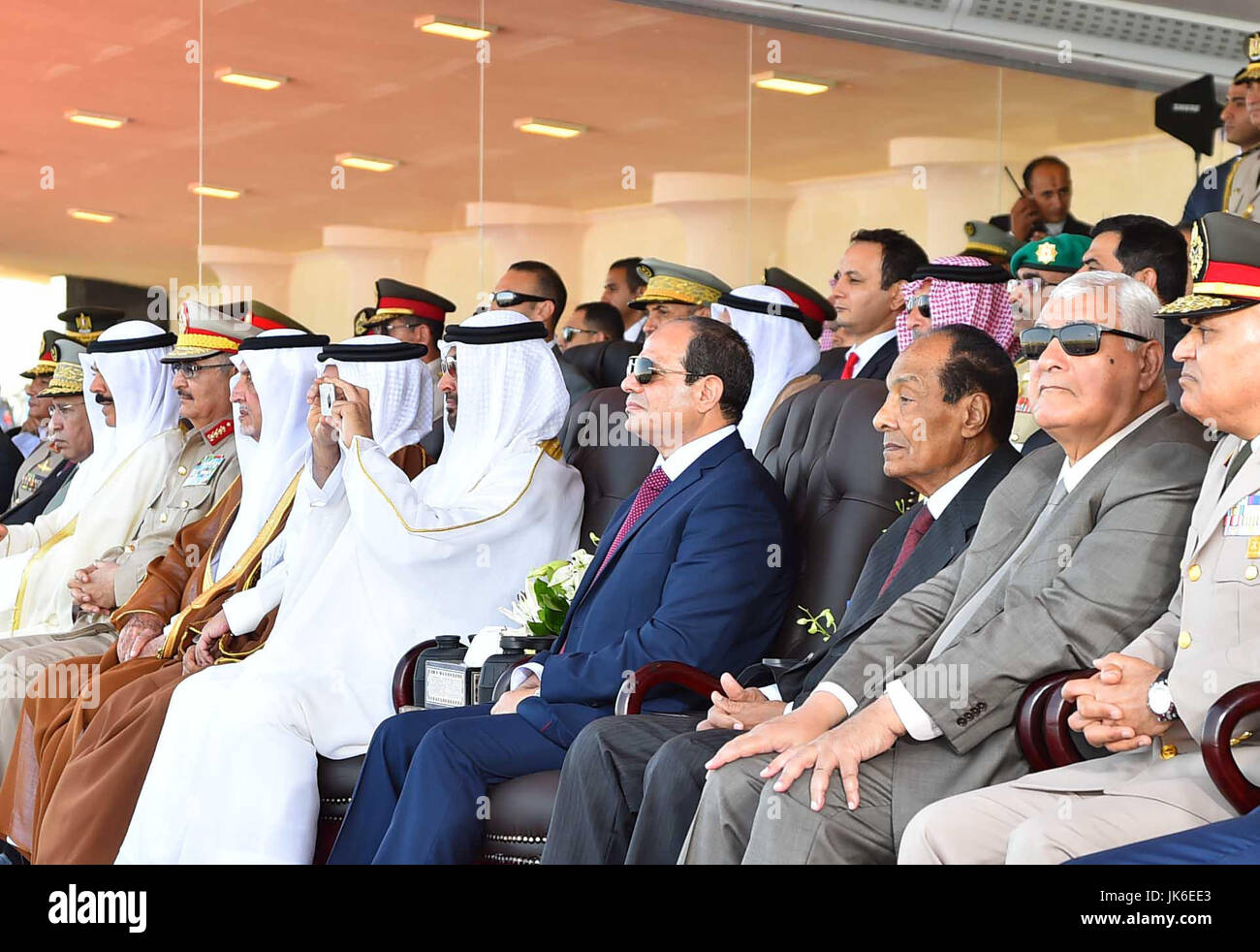 El Hammam, Marsa Matrouh, Egypt. 22nd July, 2017. Egyptian President ...