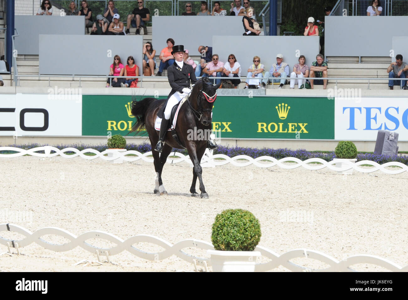 Aachen, Germany. 22nd July, 2017. Dressage rider Agnete Kirk Thinggaard ...