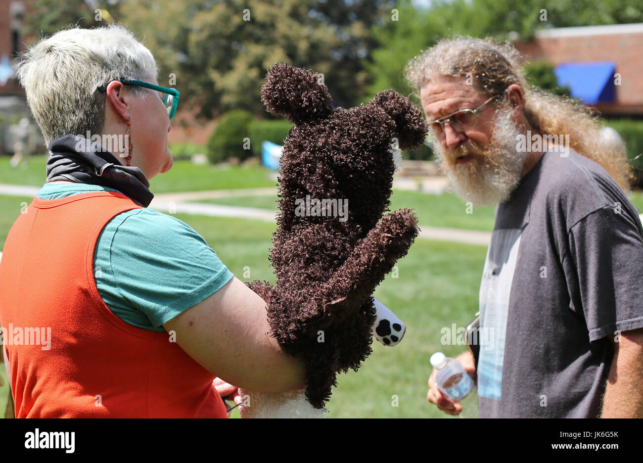 Fuzzy hair man hi-res stock photography and images - Alamy