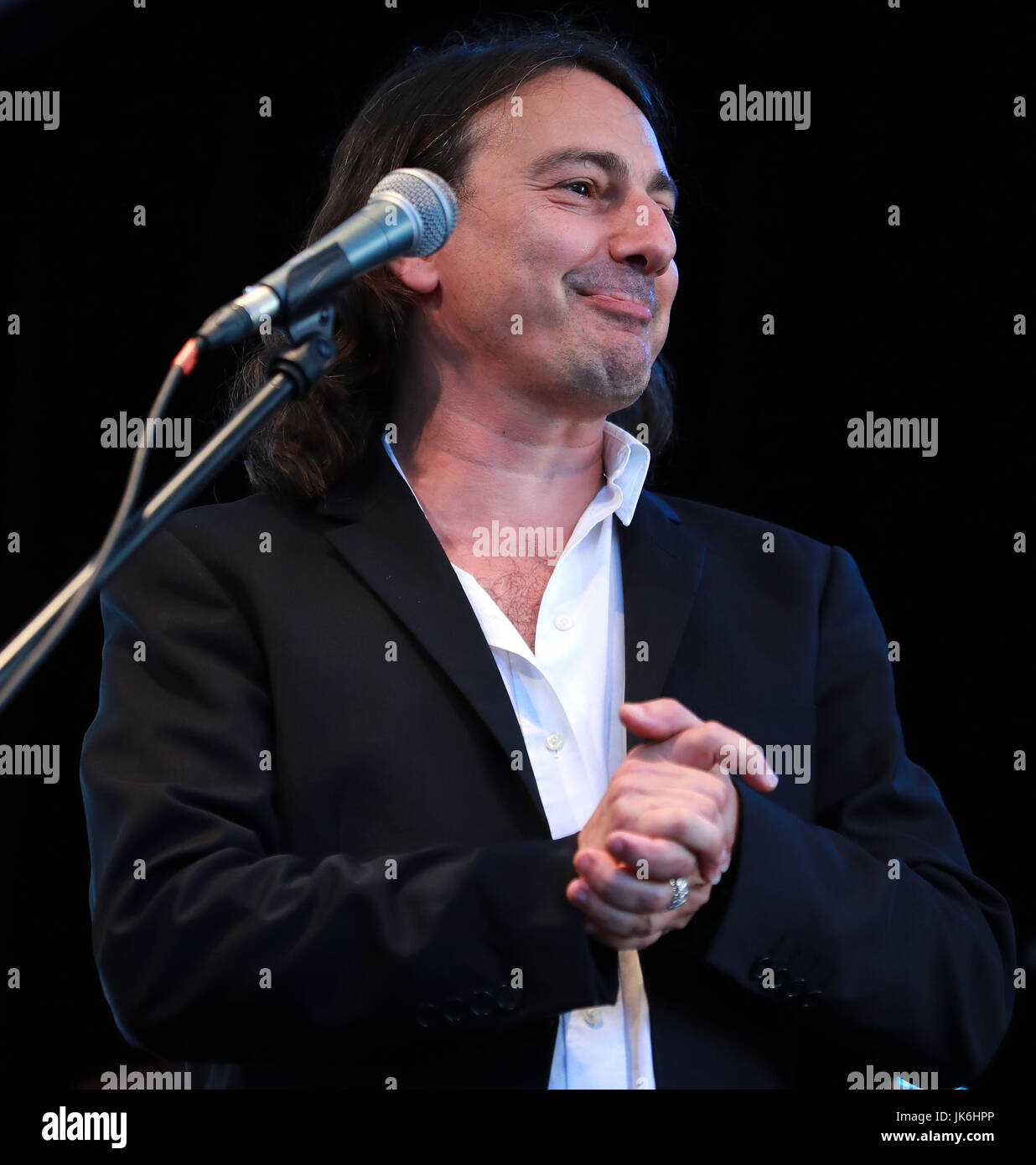 Kelkheim, Germany. 22nd July, 2017. Italian singer and songwriter Pippo ...