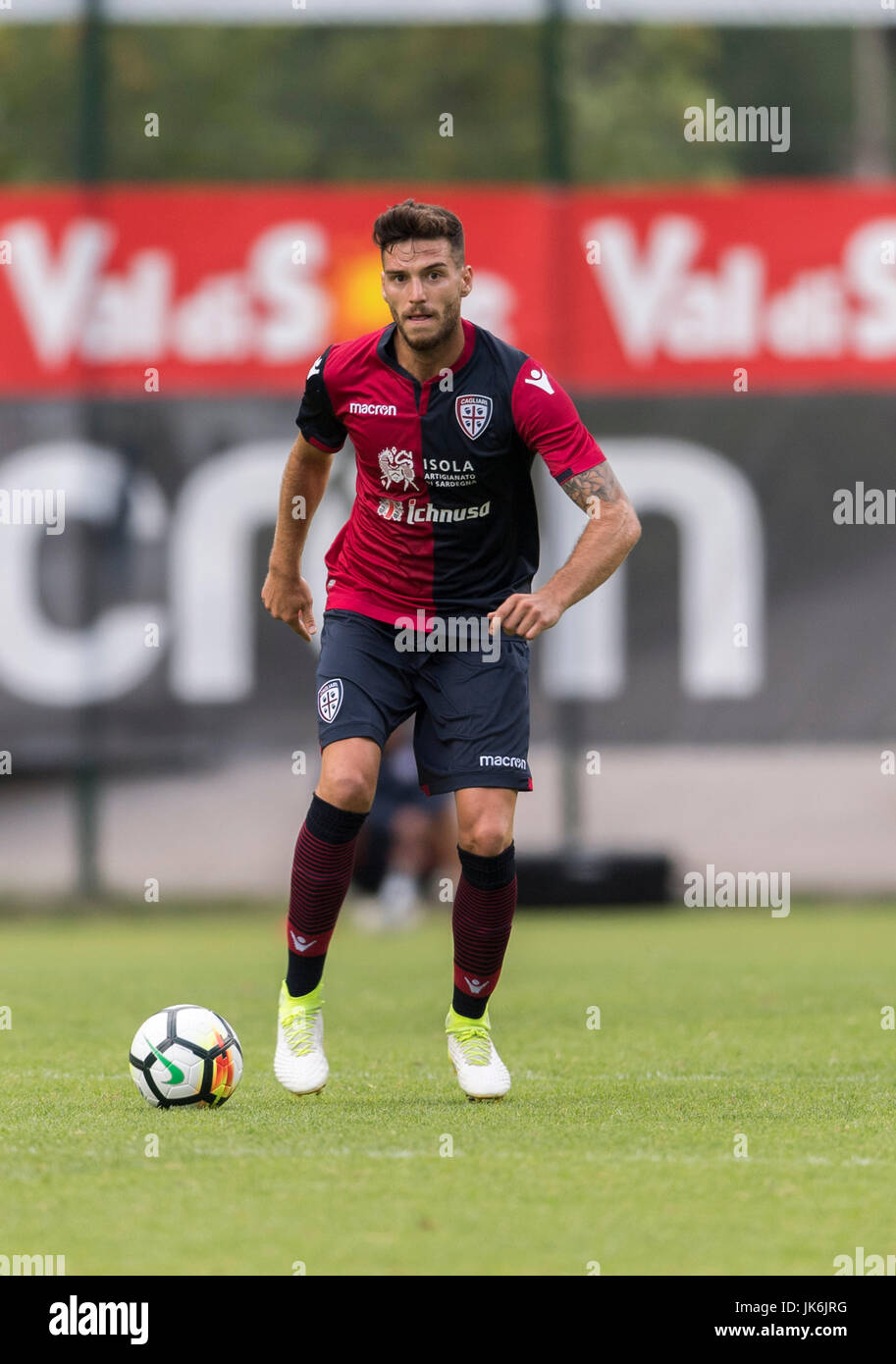 Pejo, Italy. 19th July, 2017. Luca Ceppitelli (Cagliari) Football ...