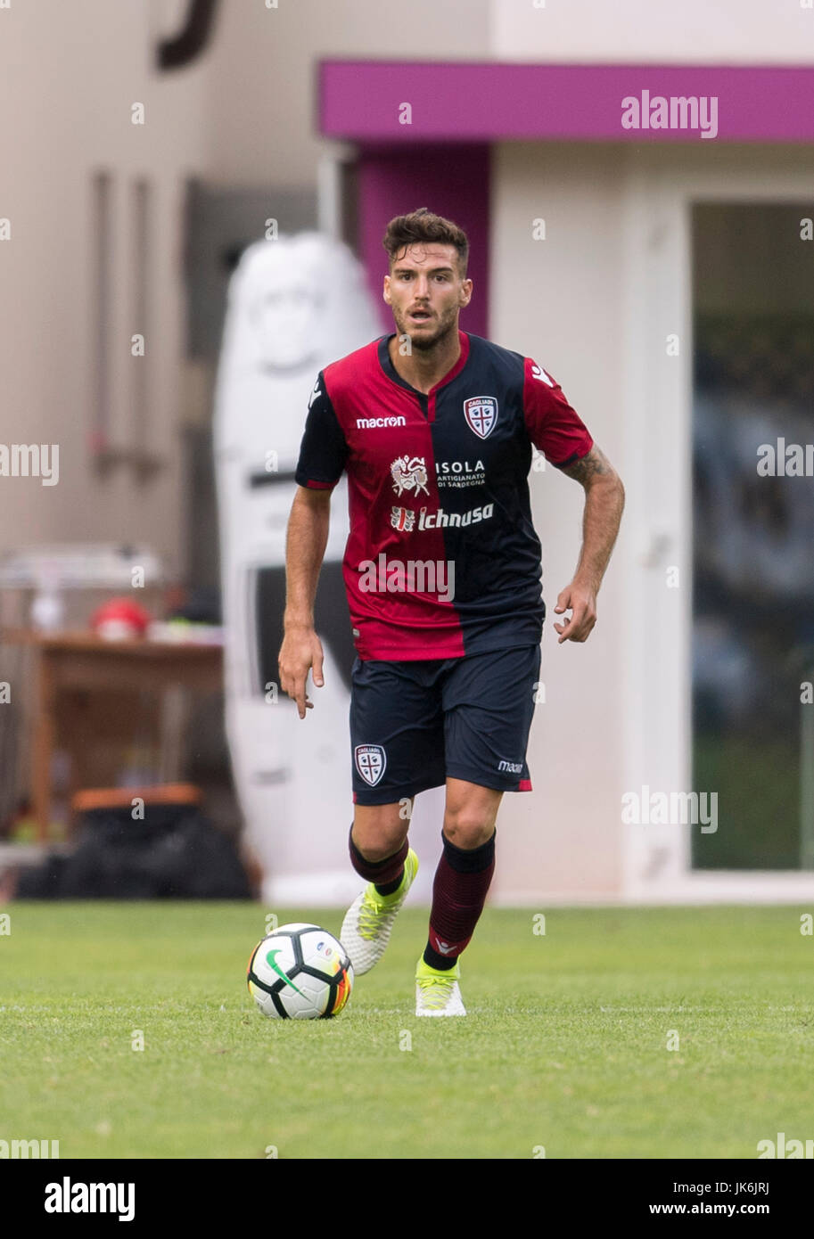 Pejo, Italy. 19th July, 2017. Luca Ceppitelli (Cagliari) Football ...