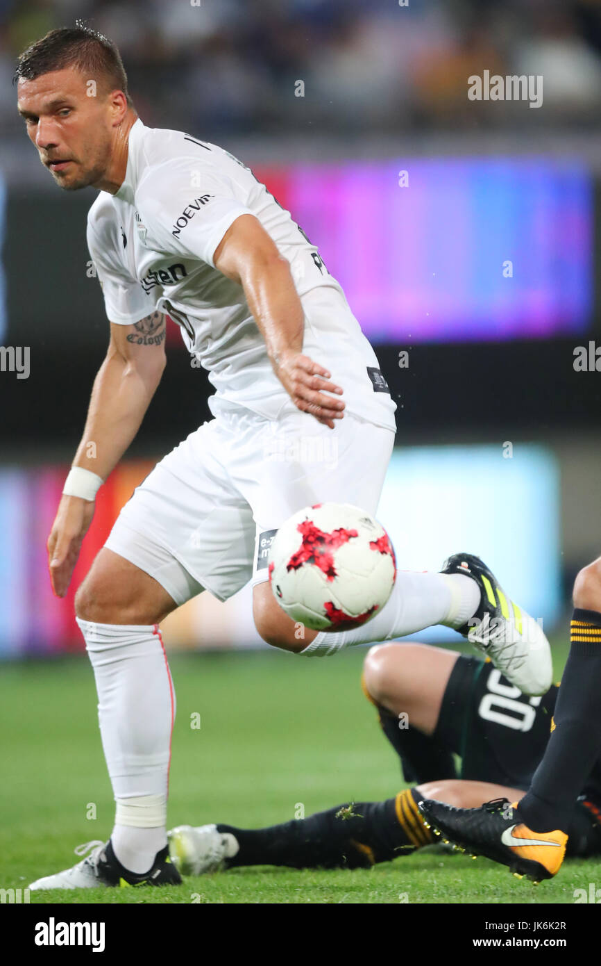 Yurtec Stadium Sendai, Miyagi, Japan. 22nd July, 2017. Lukas Podolski ...