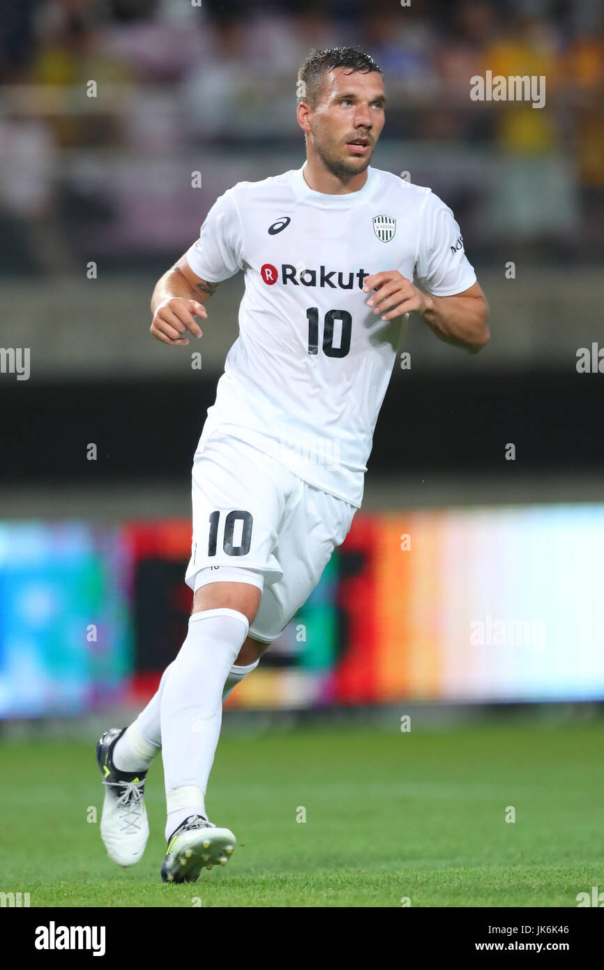 Yurtec Stadium Sendai, Miyagi, Japan. 22nd July, 2017. Lukas Podolski ...
