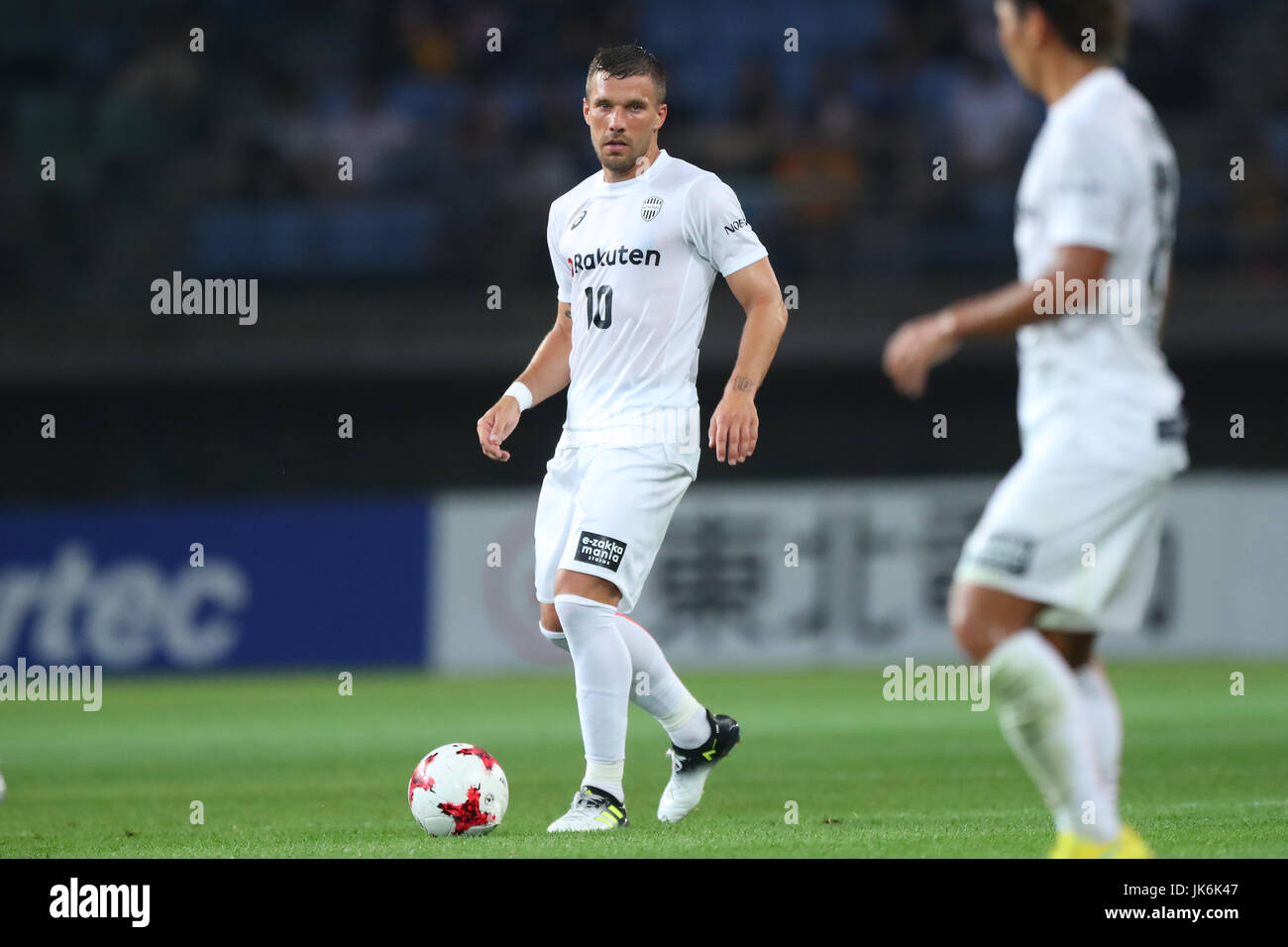 Yurtec Stadium Sendai, Miyagi, Japan. 22nd July, 2017. Lukas Podolski ...