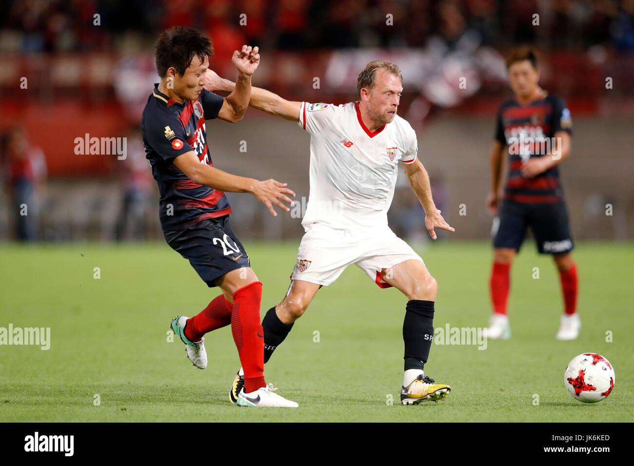 Kashima Soccer Stadium, Ibaraki, Japan. 22nd July, 2017. (L-R) Kento ...