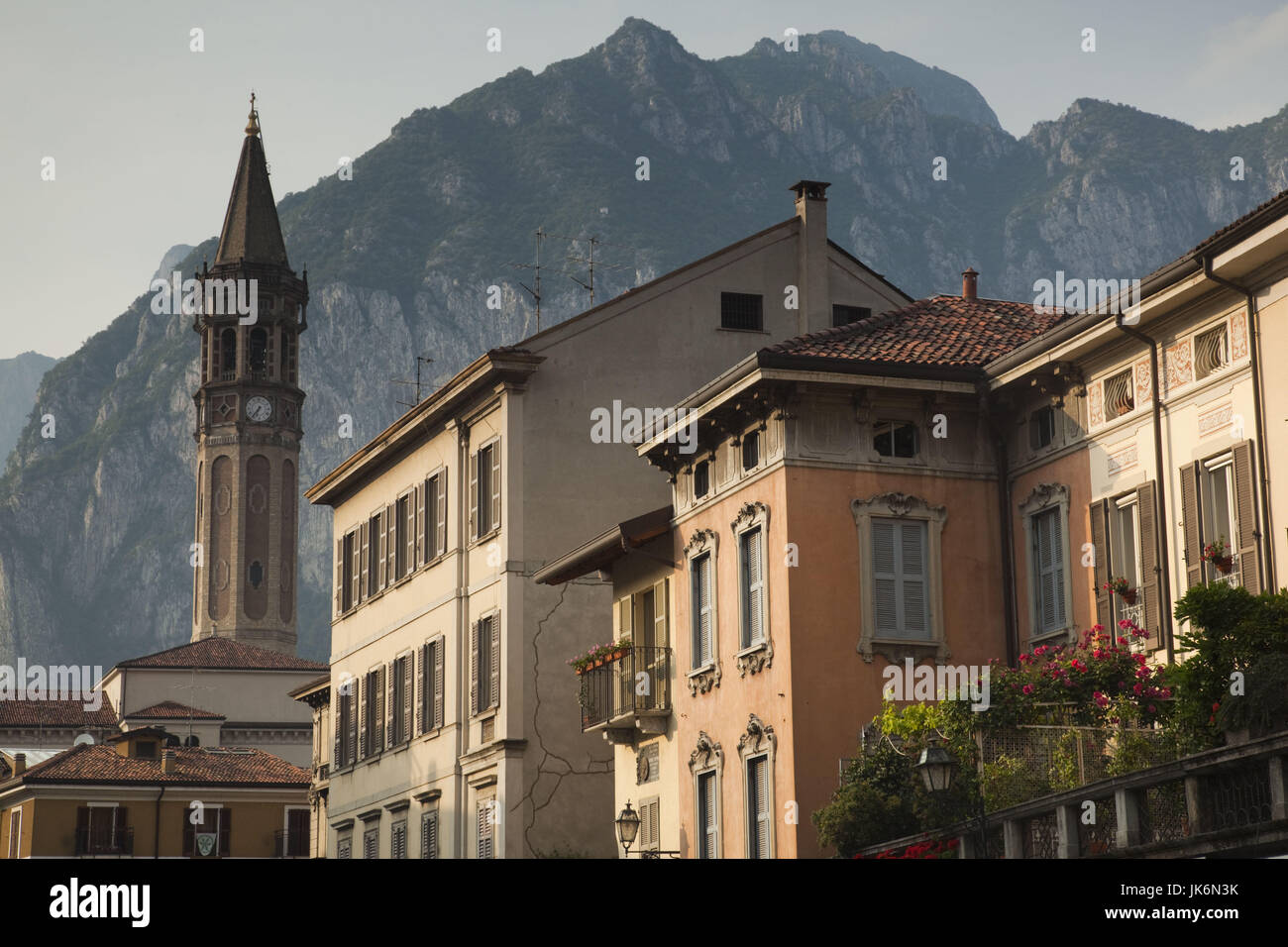 Italy, Lombardy, Lakes Region, Lake Como-Lake Lecco, Lecco, Basilica ...