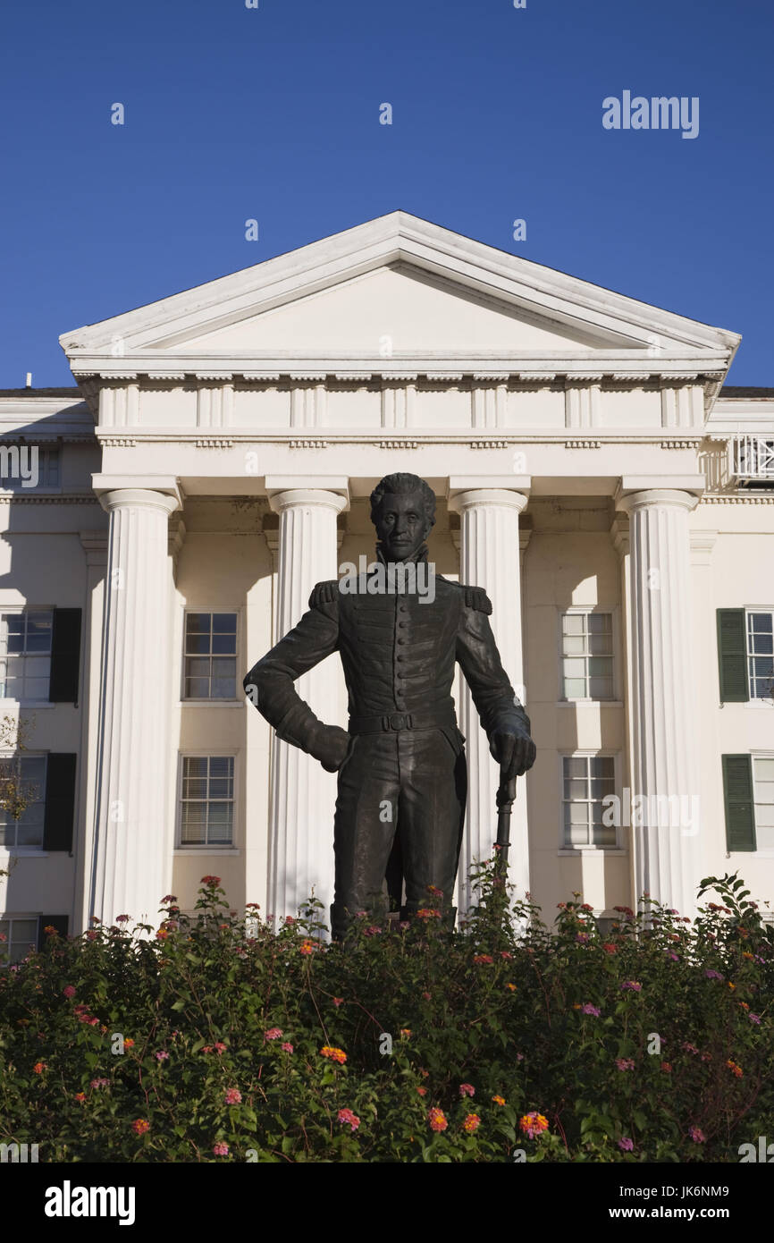 City hall and statue of andrew jackson hi-res stock photography and ...
