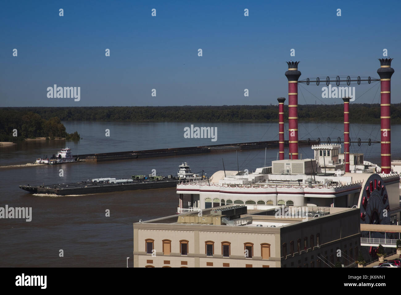 Mississippi river barge traffic hi-res stock photography and images - Alamy