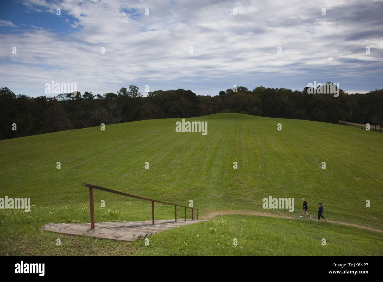 Second largest native american mound in the usa hi-res stock ...