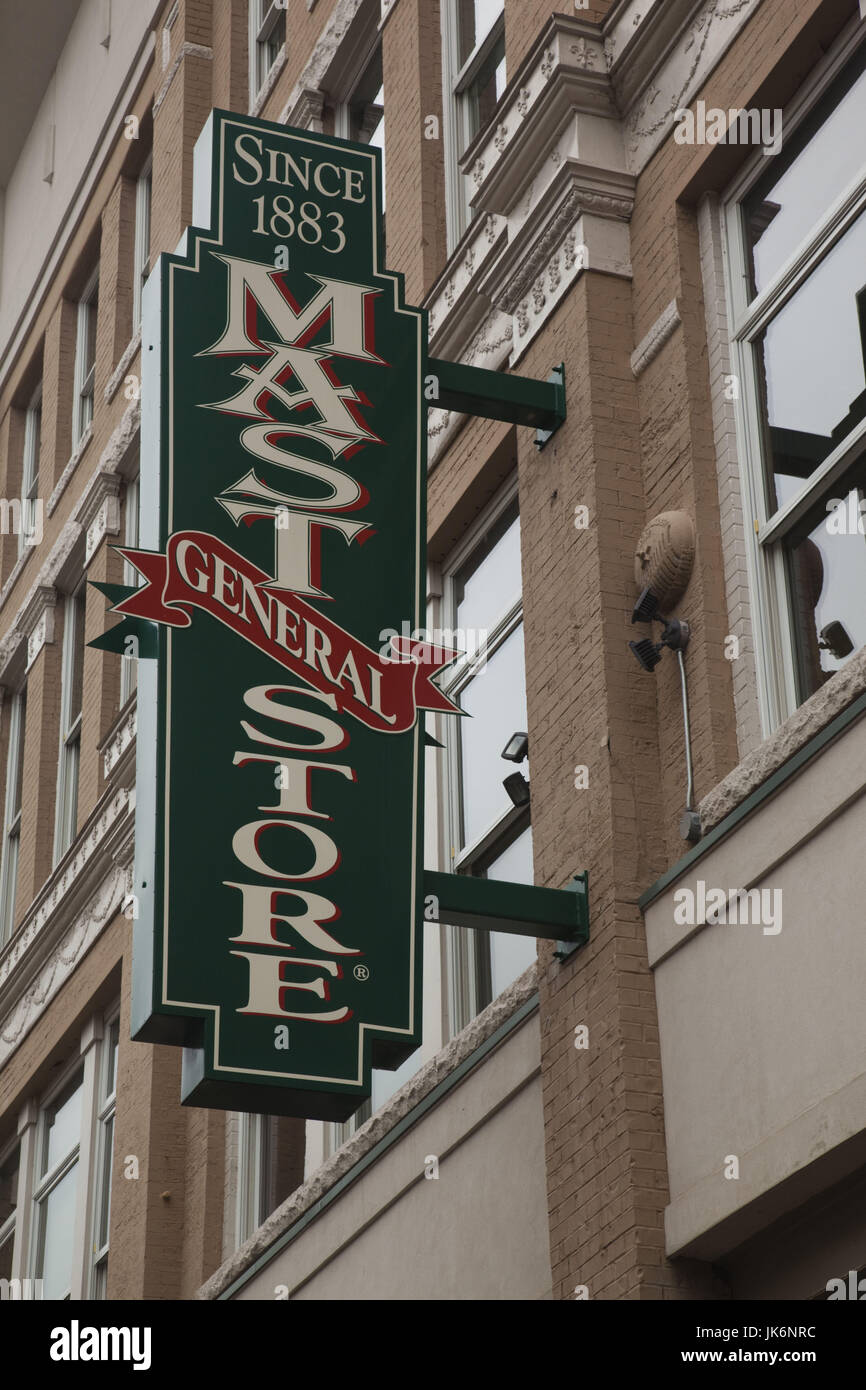 USA, Tennessee, Knoxville, Mast General Store, operating since 1883 ...