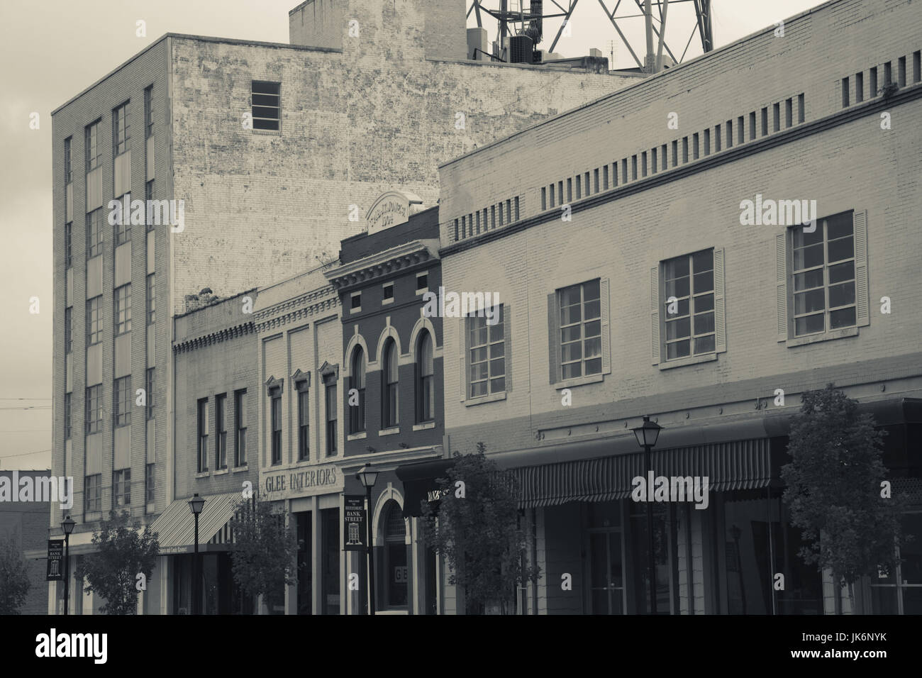 USA, Alabama, Decatur, downtown, town view Stock Photo - Alamy