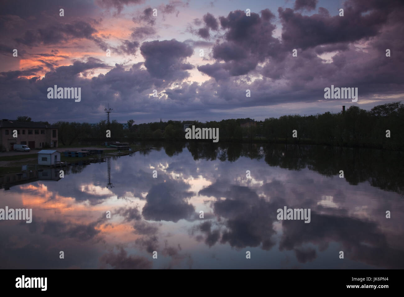 Dusk over emajogi river hi-res stock photography and images - Alamy