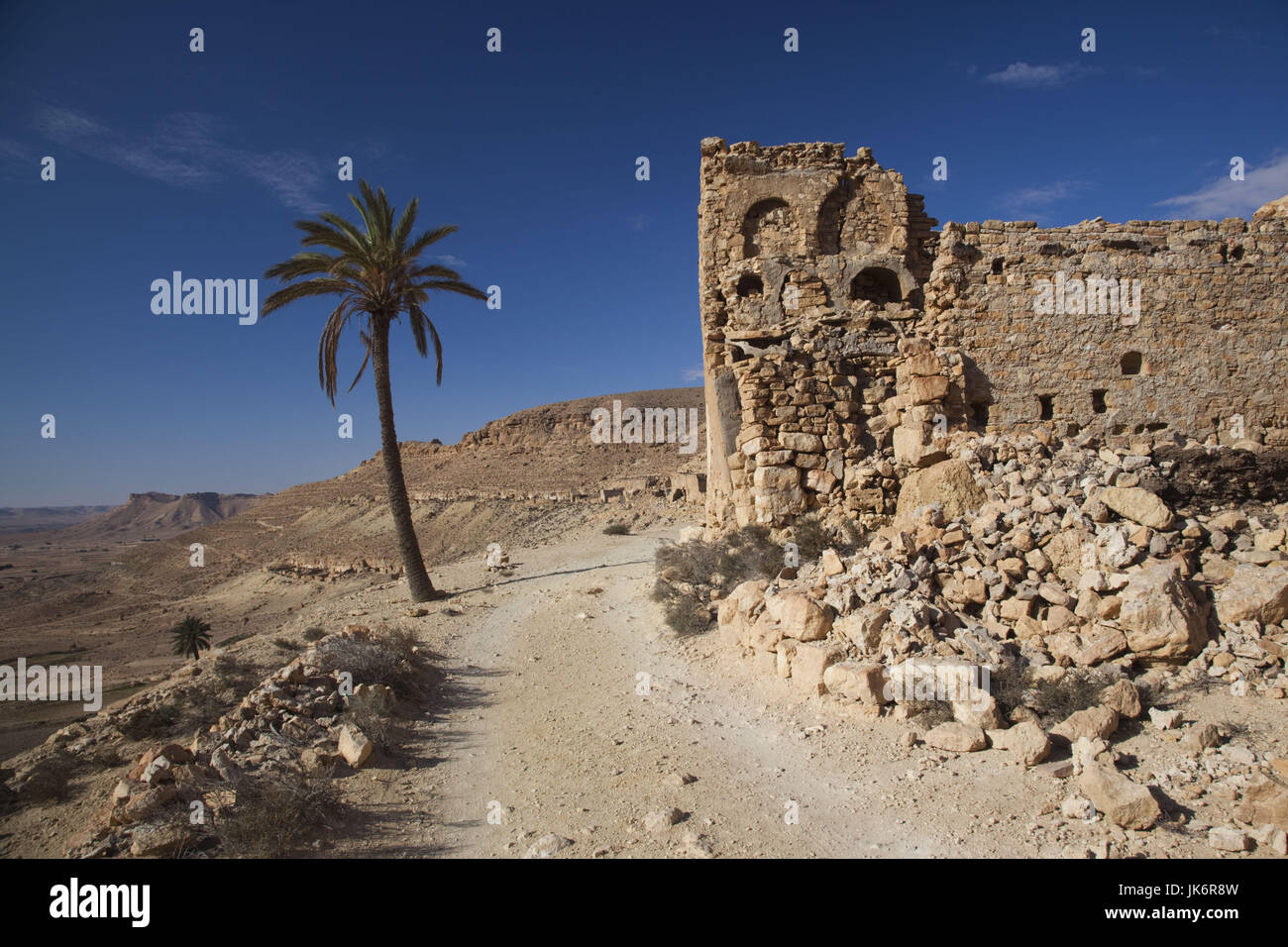 Tunisia, Ksour Area, Douiret, abandoned Berber town Stock Photo - Alamy