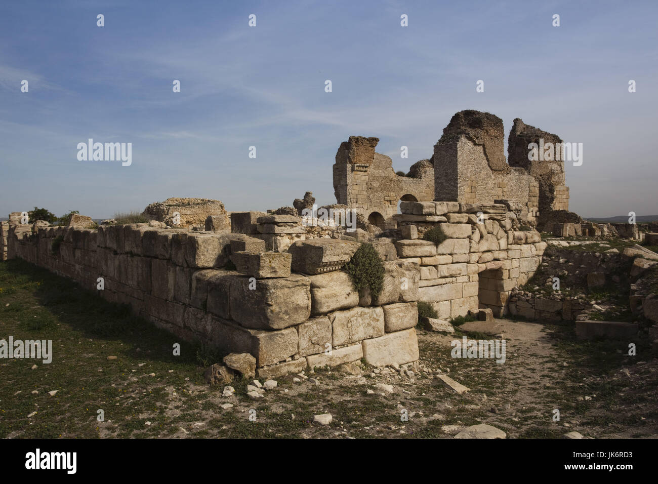 Tunisia, Central Western Tunisia, Makthar, ruins of the Roman-era city ...
