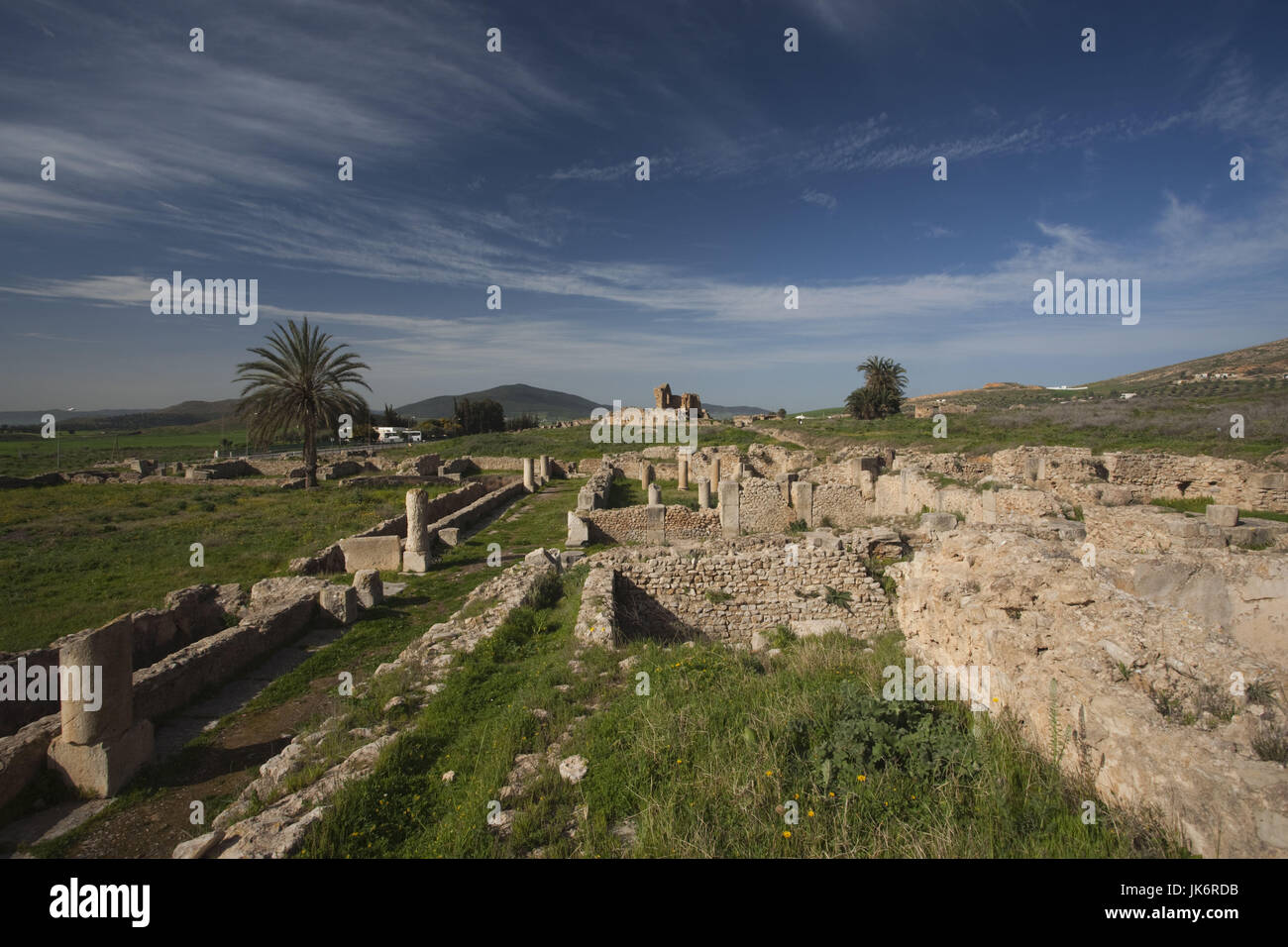Tunisia, Northern Tunisia, Bulla Regia, ruins of underground Roman-era ...
