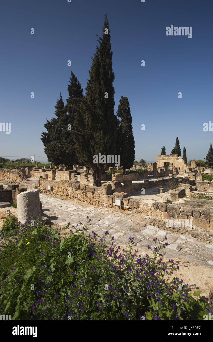 Tunisia, Northern Tunisia, Utica, Site Archeologique d'Utique, ruins of ...