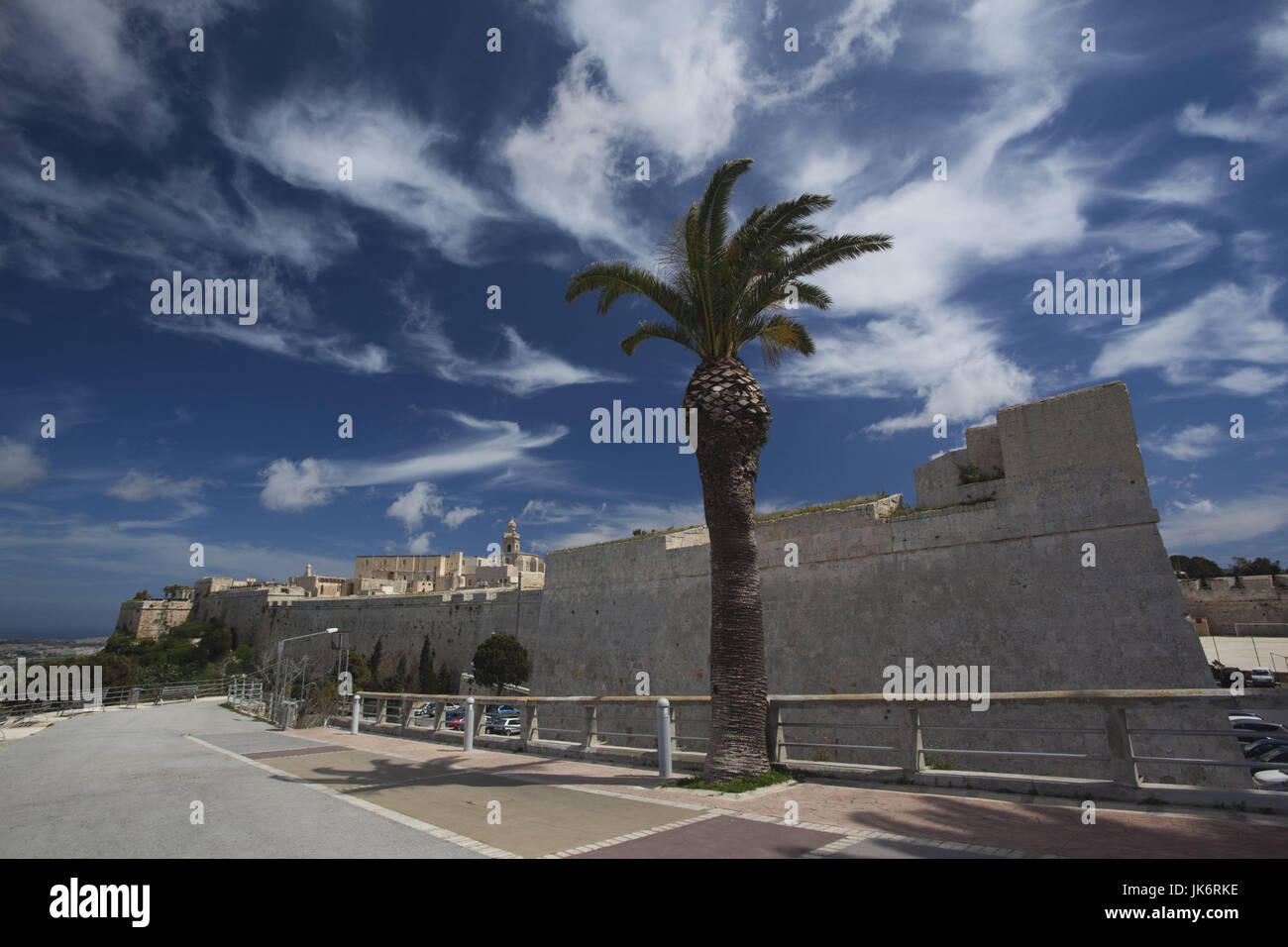 Malta, Central, Mdina, Rabat, city walls Stock Photo - Alamy
