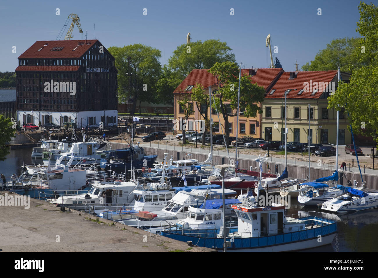 Lithuania, Western Lithuania, Klaipeda, Old Castle Port Stock Photo - Alamy