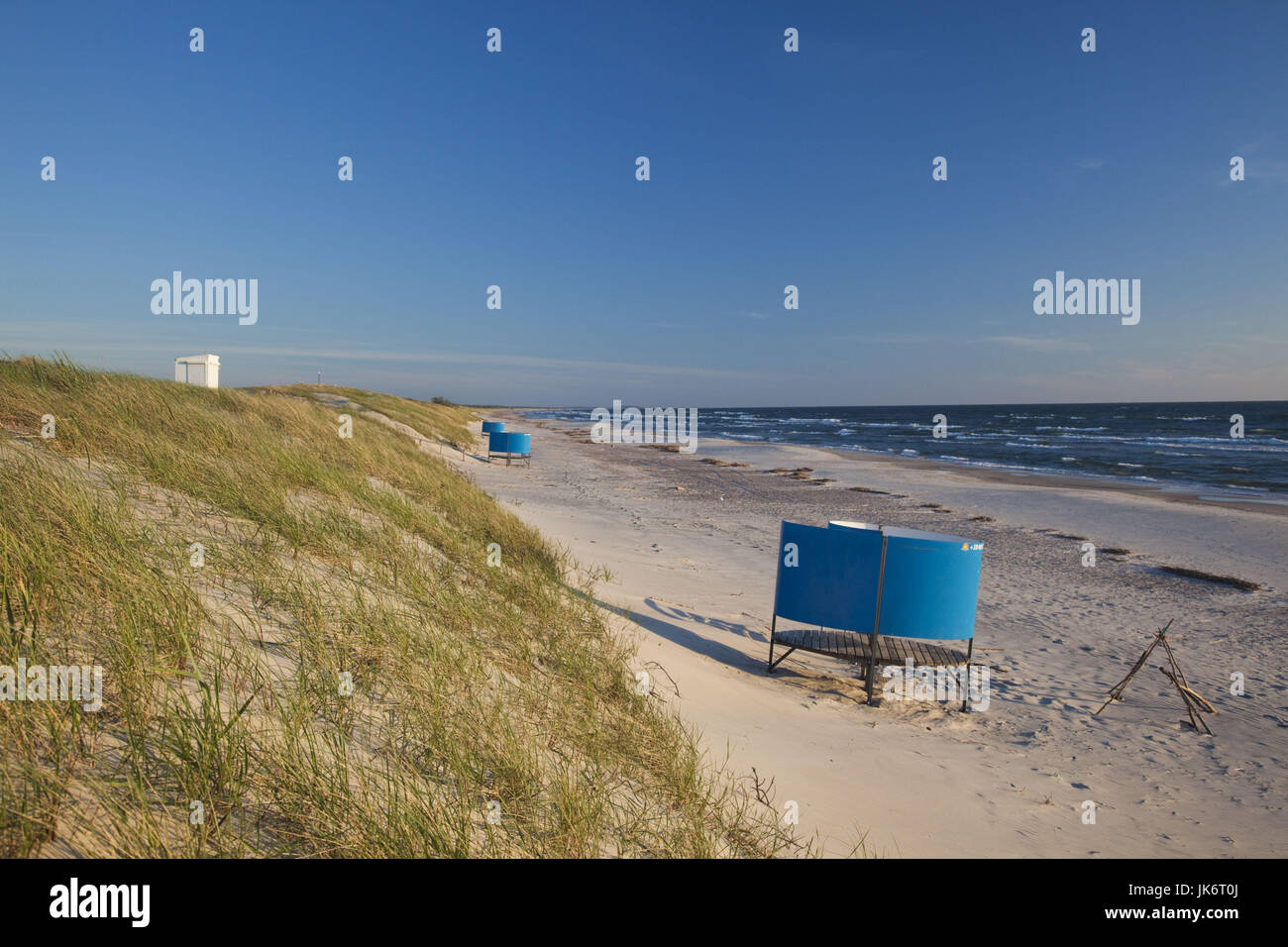 Lithuania, Western Lithuania, Curonian Spit, Pervalka, beach on the ...