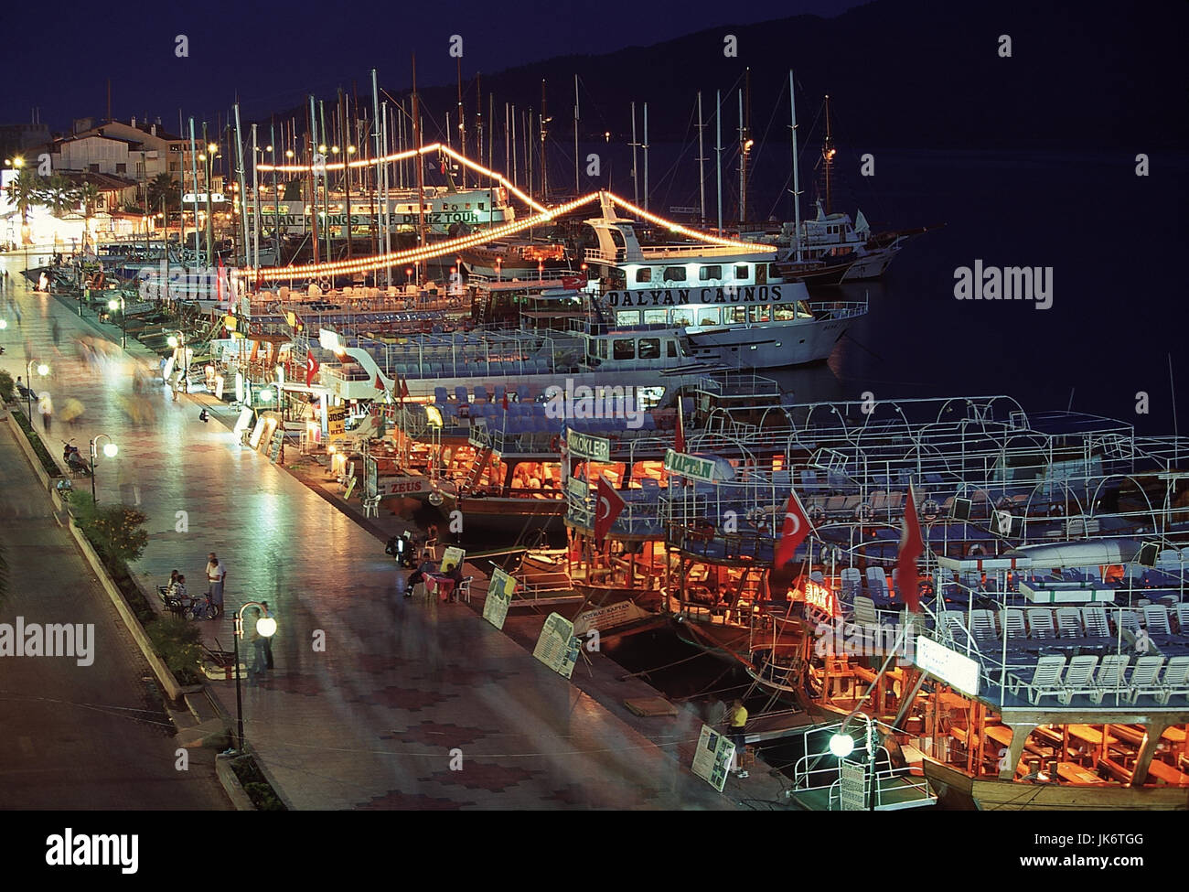 Türkei, Provinz Mugla, Marmaris, Hafen, Uferpromenade "Kordon", Charter ...