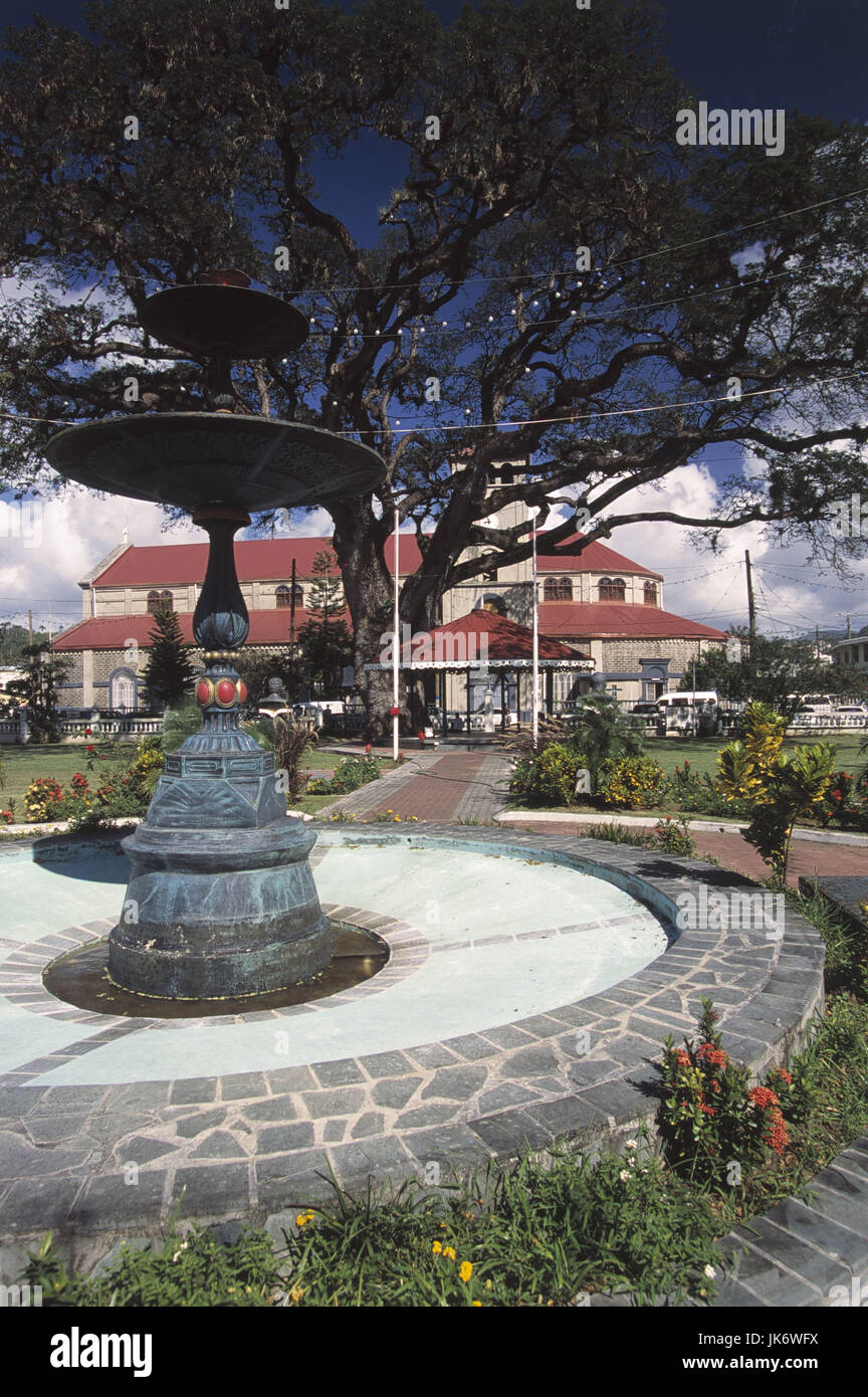 Saint lucia derek walcott square hi-res stock photography and images ...