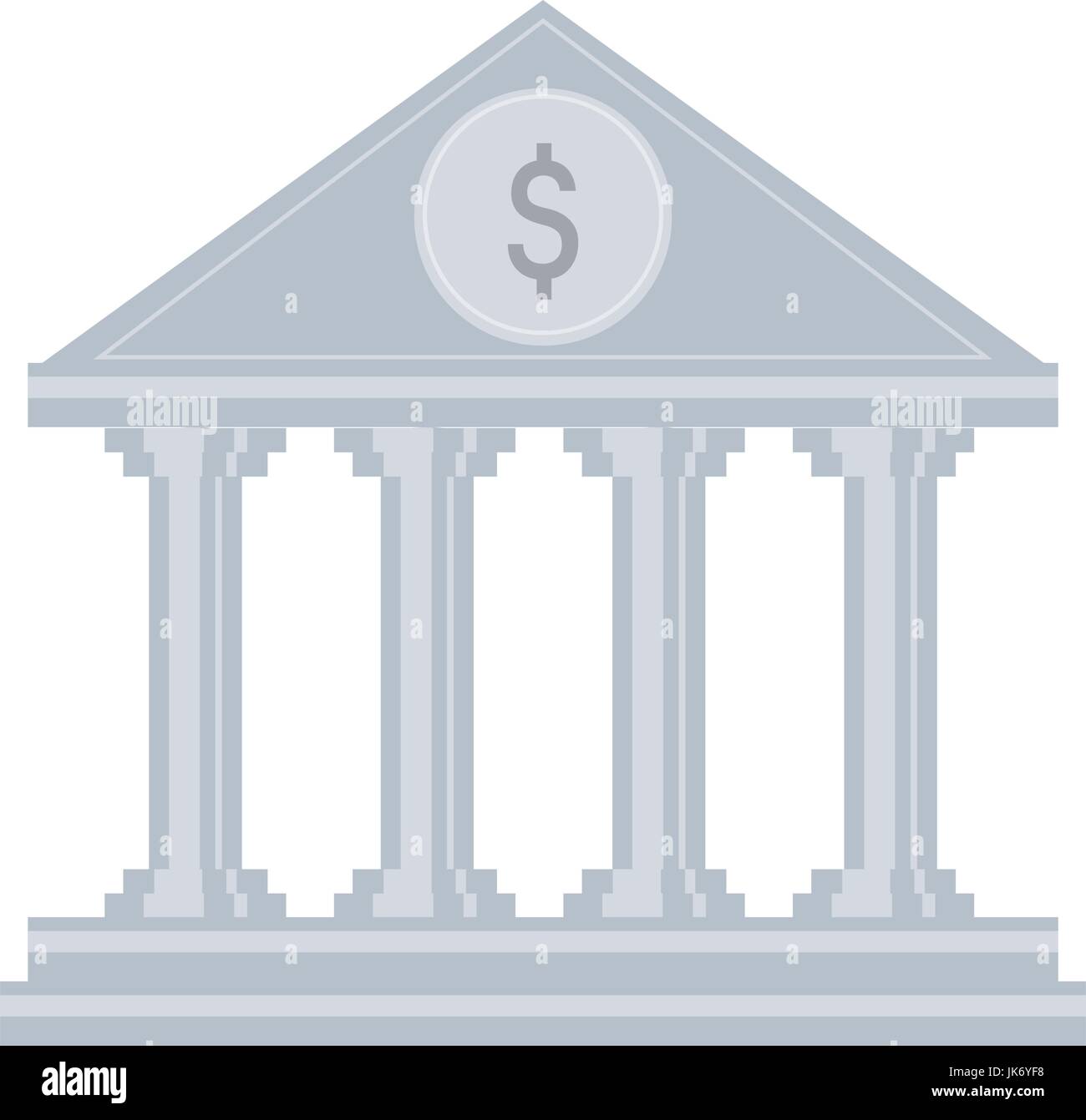Bank building symbol Stock Vector Image & Art - Alamy