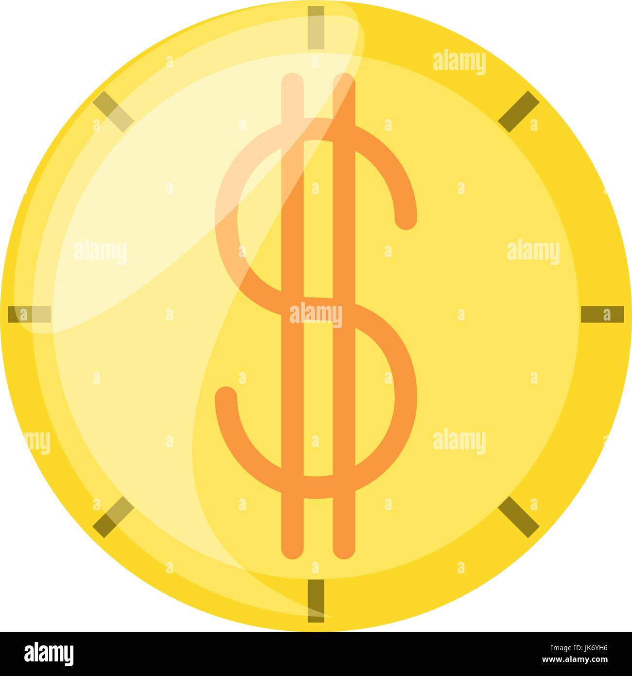 Money coin isolated Stock Vector Image & Art - Alamy