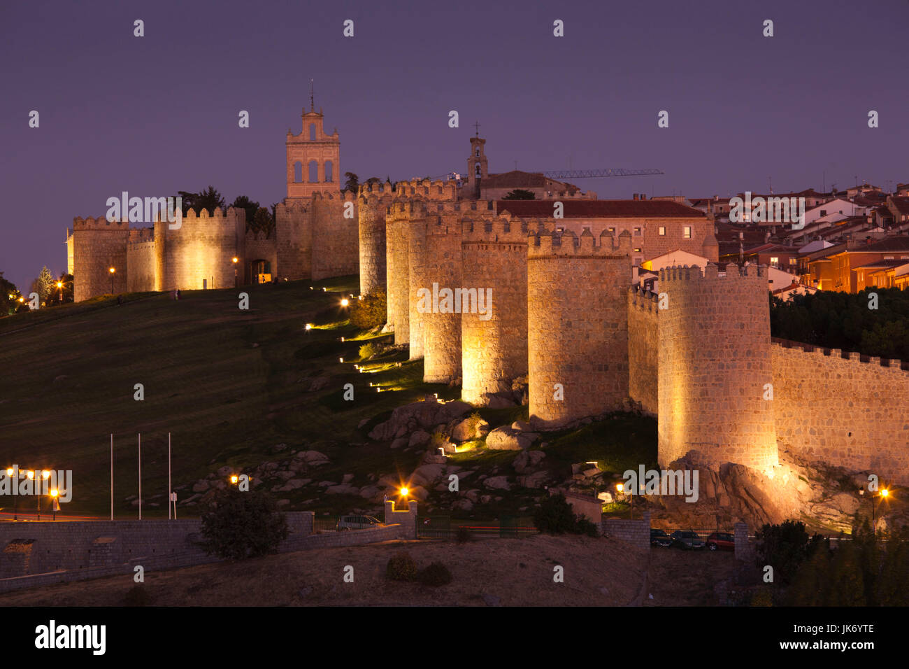 Spain, Castilla y Leon Region, Avila Province, Avila, Las Murallas ...
