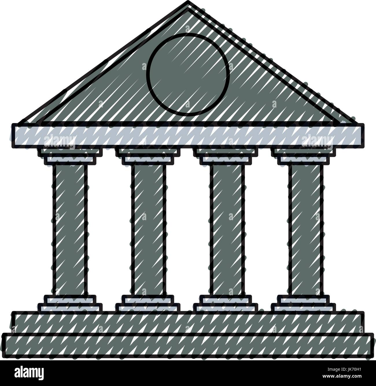 Bank building symbol Stock Vector Image & Art - Alamy