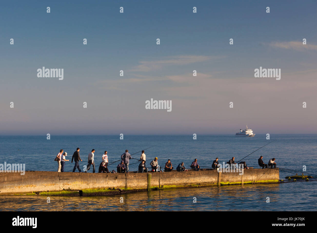 Russia, Black Sea Coast, Sochi, Lighthouse Beach Stock Photo - Alamy
