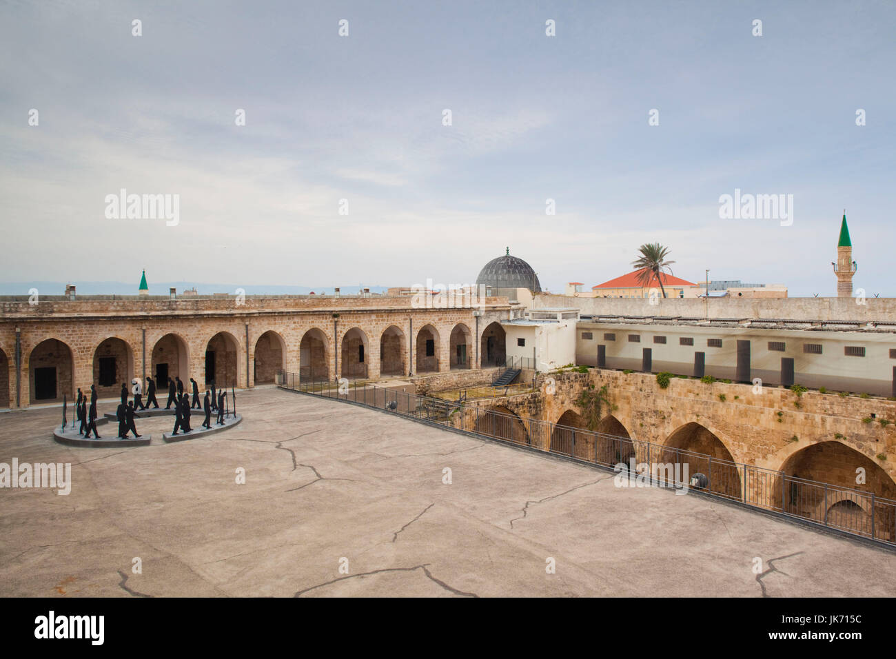 Israel, North Coast, Akko-Acre, ancient city, Akko Citadel, fortress ...