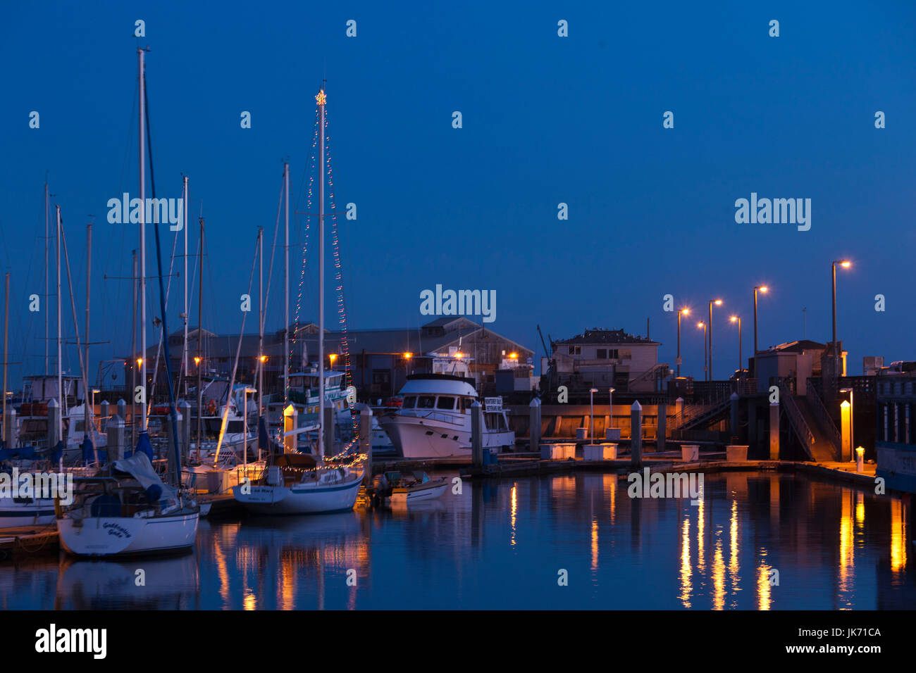 USA, California, Central Coast, Monterey, Fishermans Wharf, Monterey ...